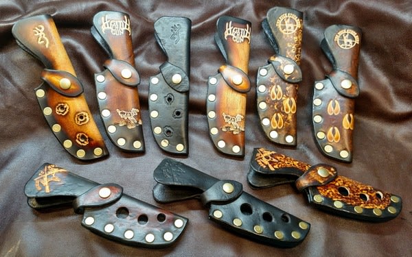My Designs - New Creation Leathercraft | Handmade Leather Goods in ...