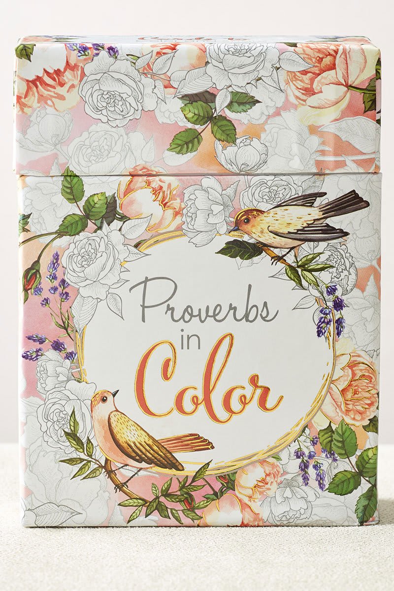 PROVERBS IN COLOR COLORING CARDS - CHRISTIAN BOOKS & STATIONARY ...