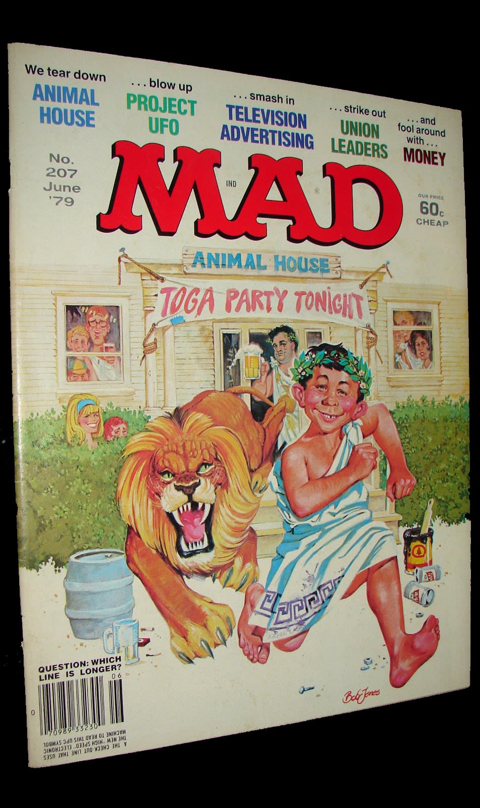 207 June 1979 MAD Magazine ANIMAL HOUSE Project UFO Lighter Side Bob ...