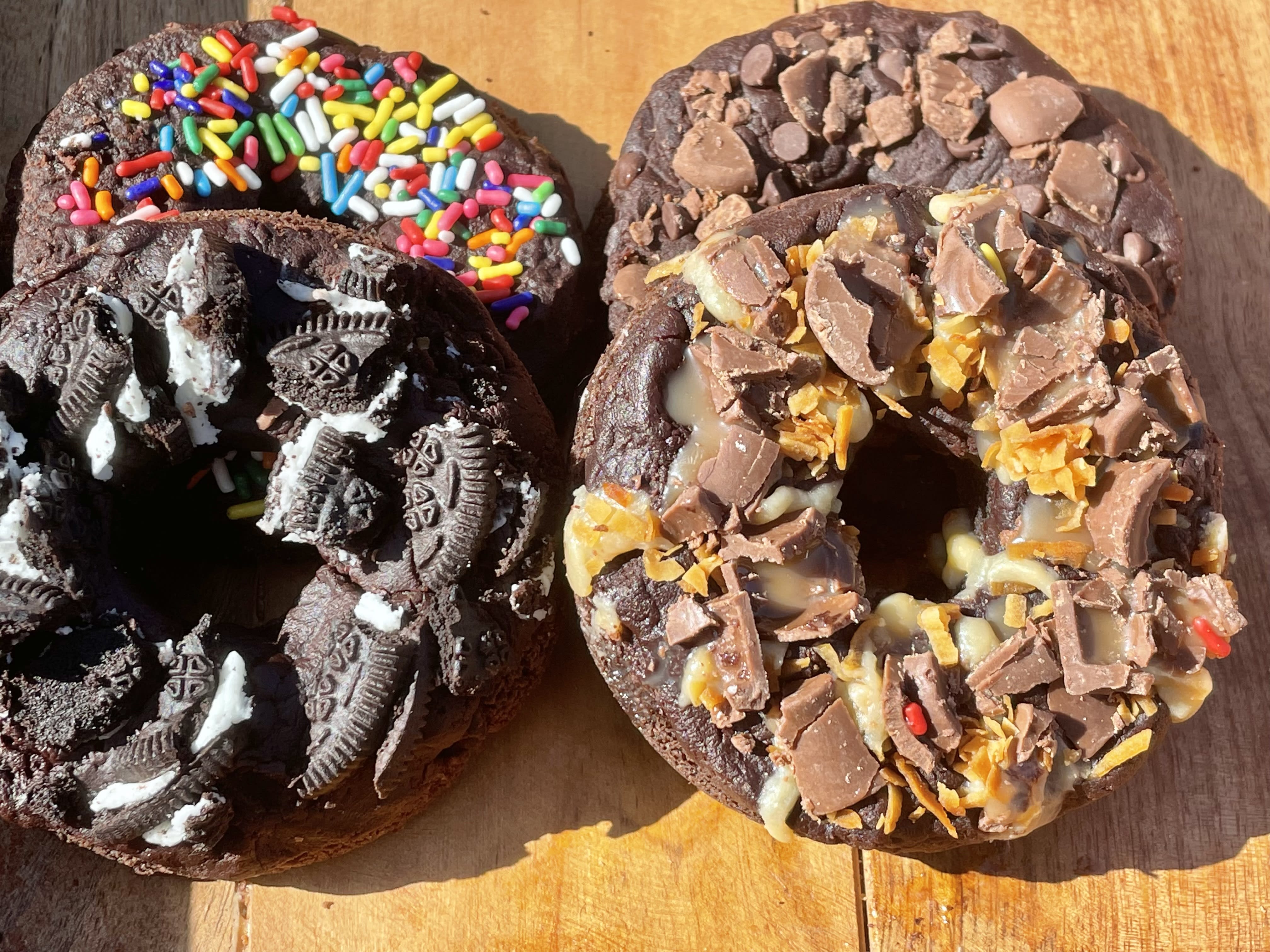 Bronuts ( a brownie doughnut) - Specialty Brownies - Hello Sweets ...