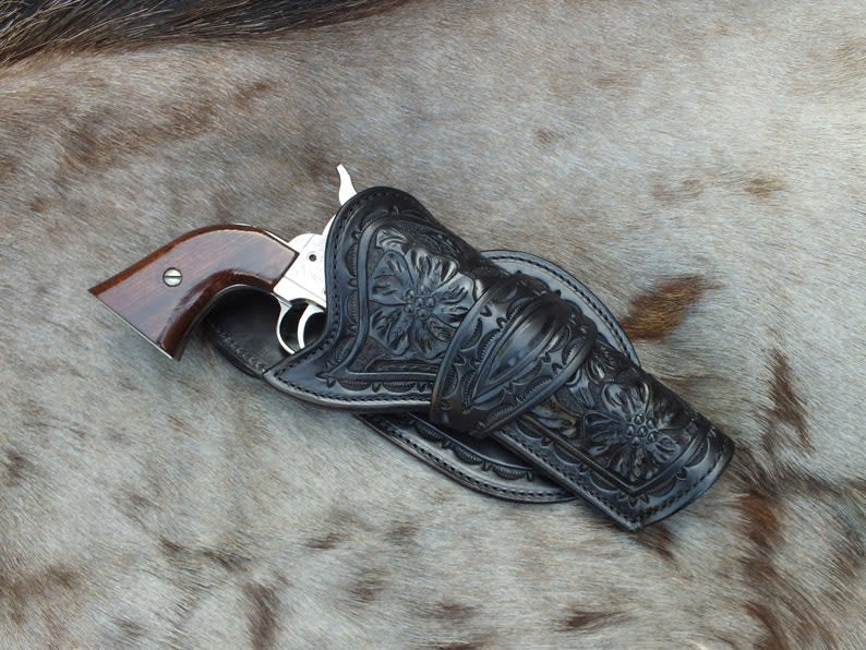 Hand Of God Cross Draw Holster - Holsters - GRH Leather | Custom ...