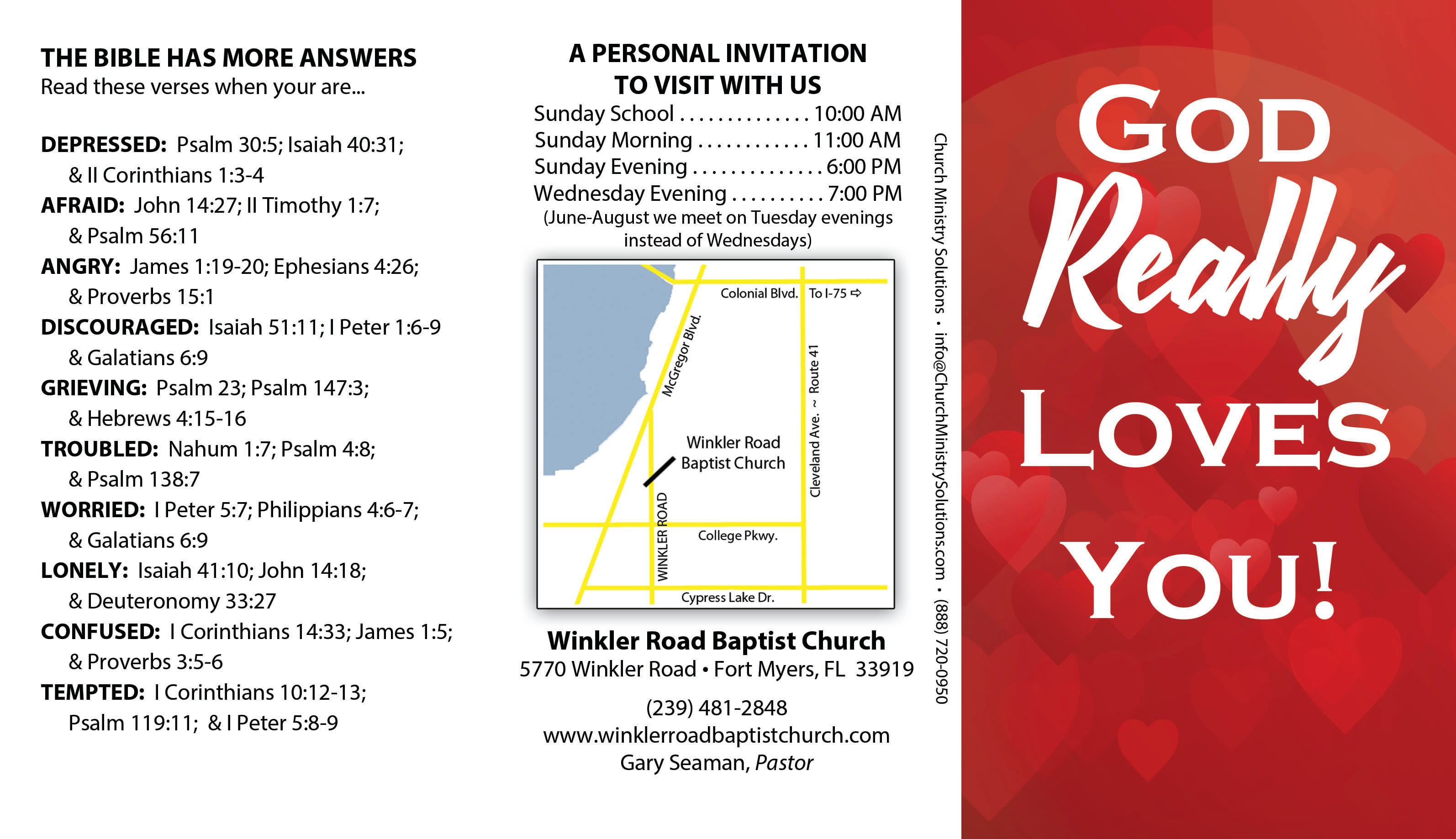 GOD REALLY LOVES YOU - Quality Tracts (4 and 6 panel designs) - Church ...