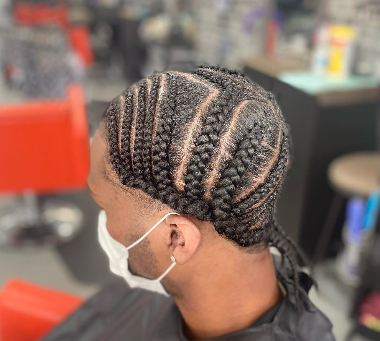 Fishbone Braid Designs For Men