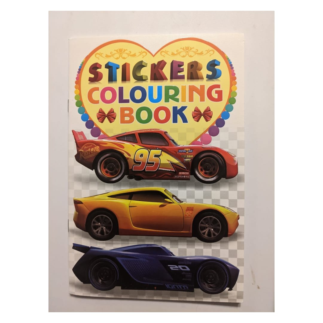 Cars Coloring and Sticker Book - Coloring Books - Jamber's Jamboree ...