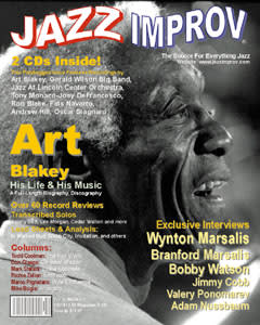 Jazz Improv, Vol. 4, No. 3, Art Blakey, cover (Print Edition & 2 ...