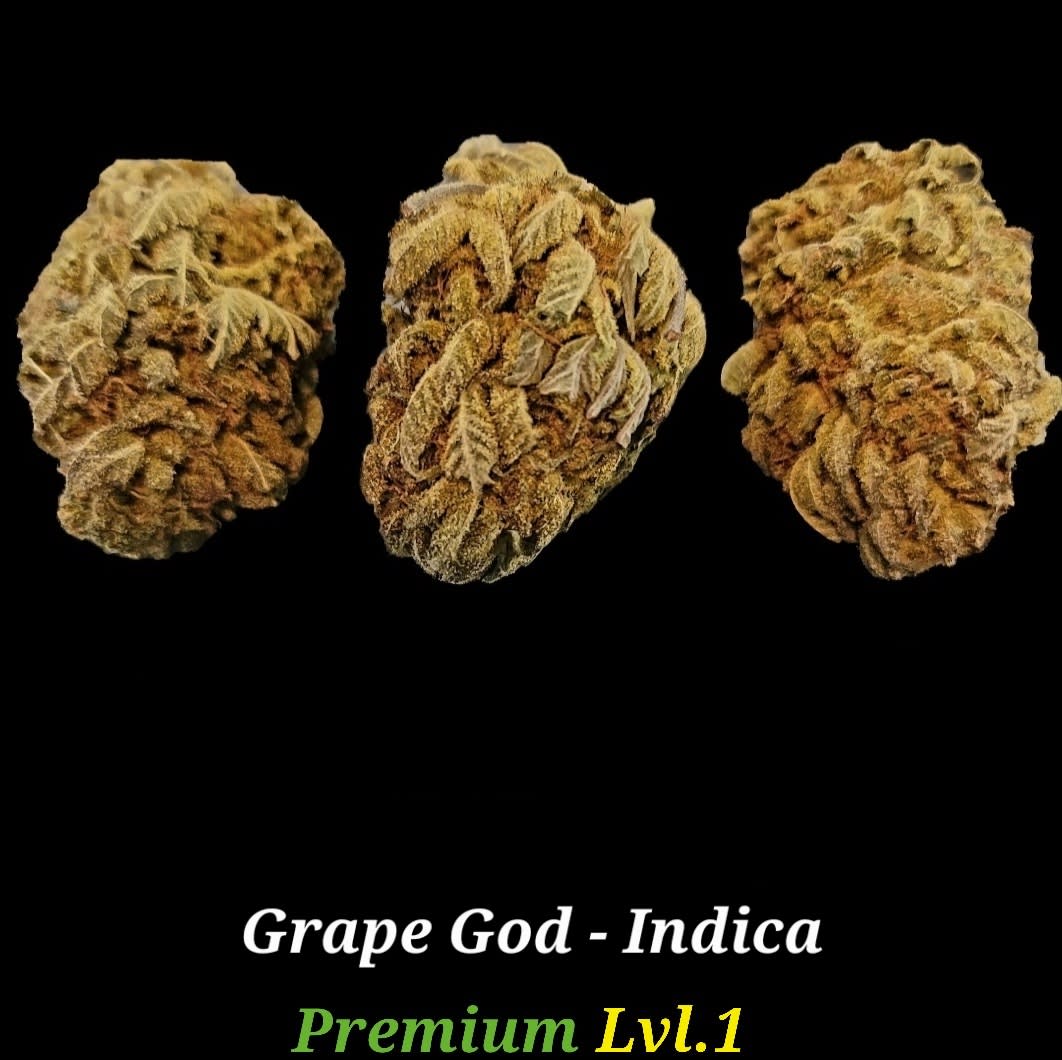 Grape God - Indica - Premium Lvl.1 Flower - Gas. n.. Dash... - Cannabis ...