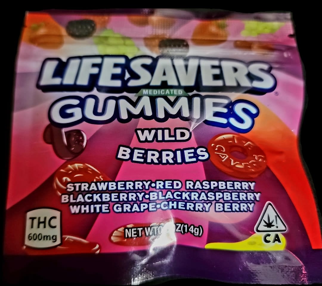 Lifesavers Gummies - Wild Berry - Edibles 600mg - Gas. n.. Dash ...