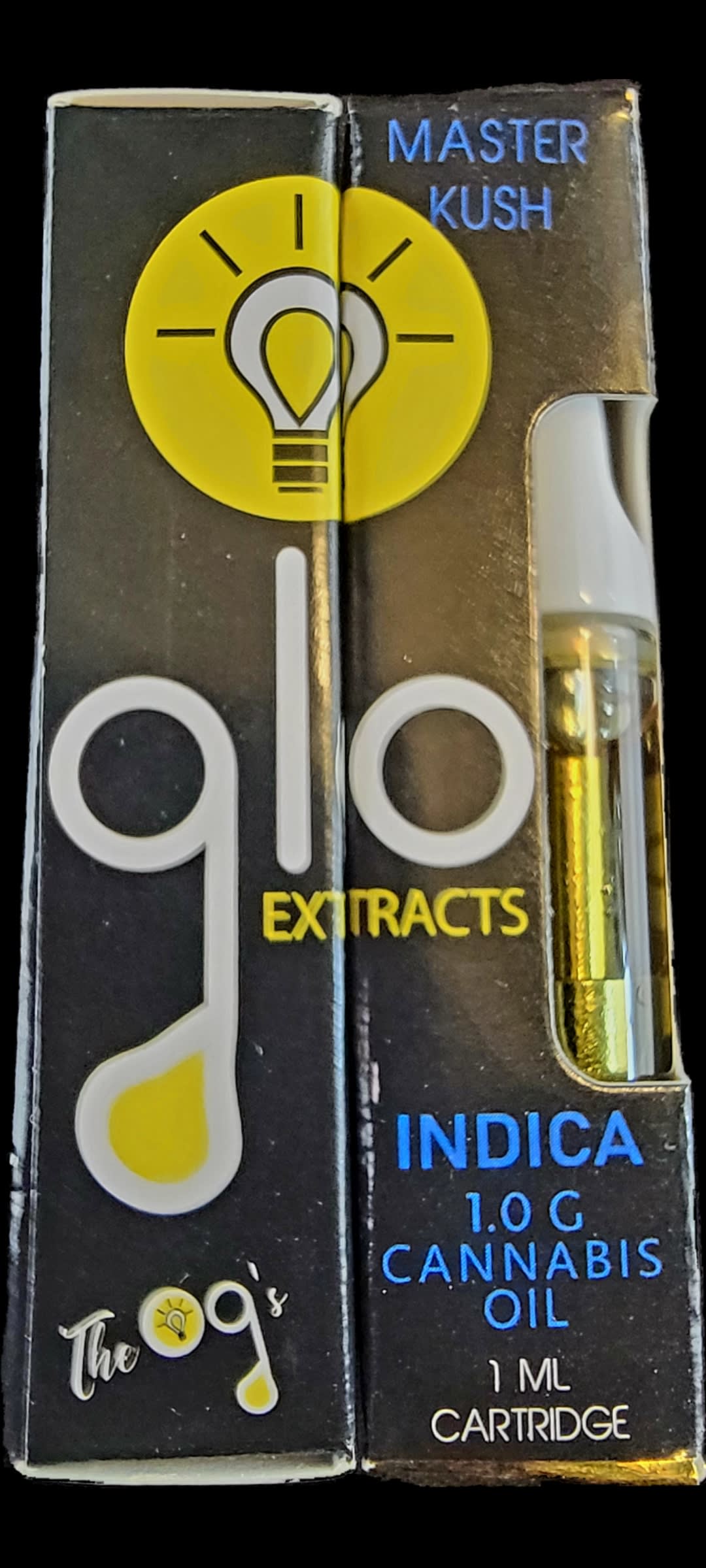 Glo Extracts - Master Kush Indica - 1 - THC Cartridges - Gas. n.. Dash ...