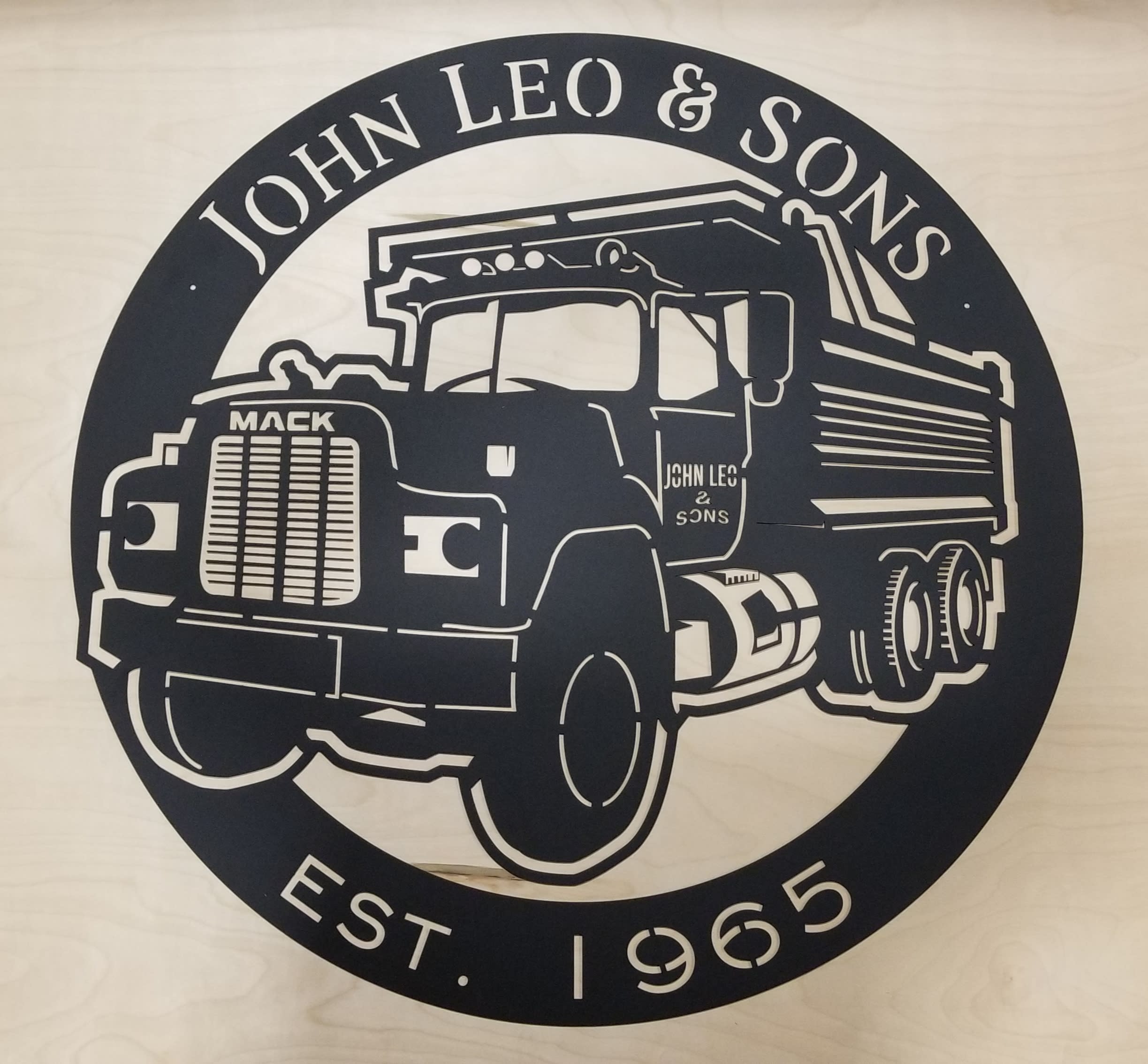 Business Name Steel Sign - Metal - Hicks Graphics Co. - Signs, Decals ...