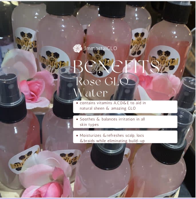 Rose GLO Water - Other Products - Immortal GLO Self-Care & Wellness ...