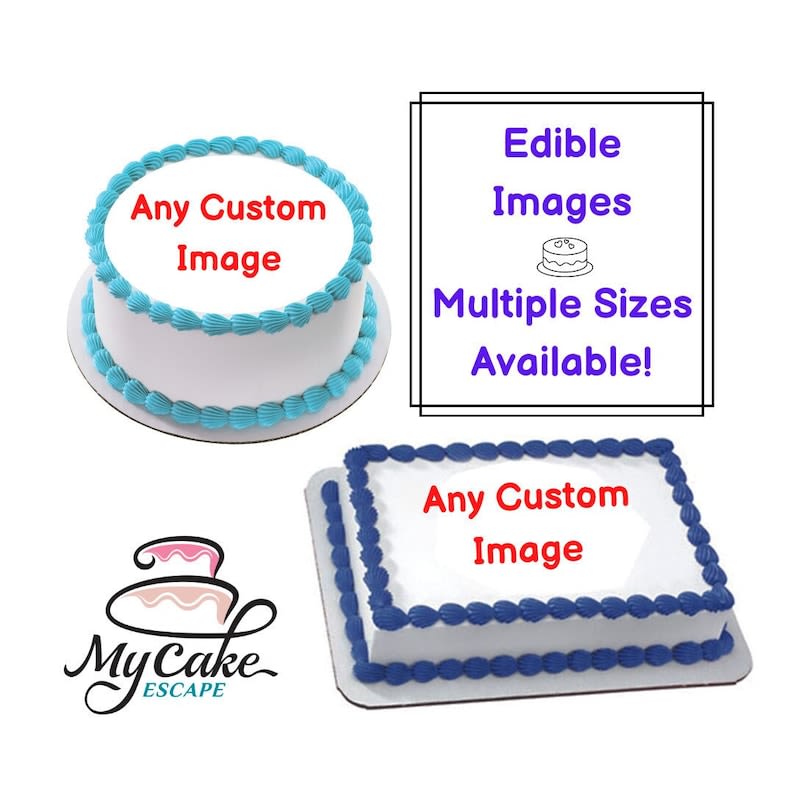 Custom Photo - Cake Toppers - My Cake Escape | Home Bakery in Columbus