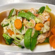SHRIMP WITH MIXED VEGETABLES - SEAFOOD - Thai Luang Restaurant, Inc ...