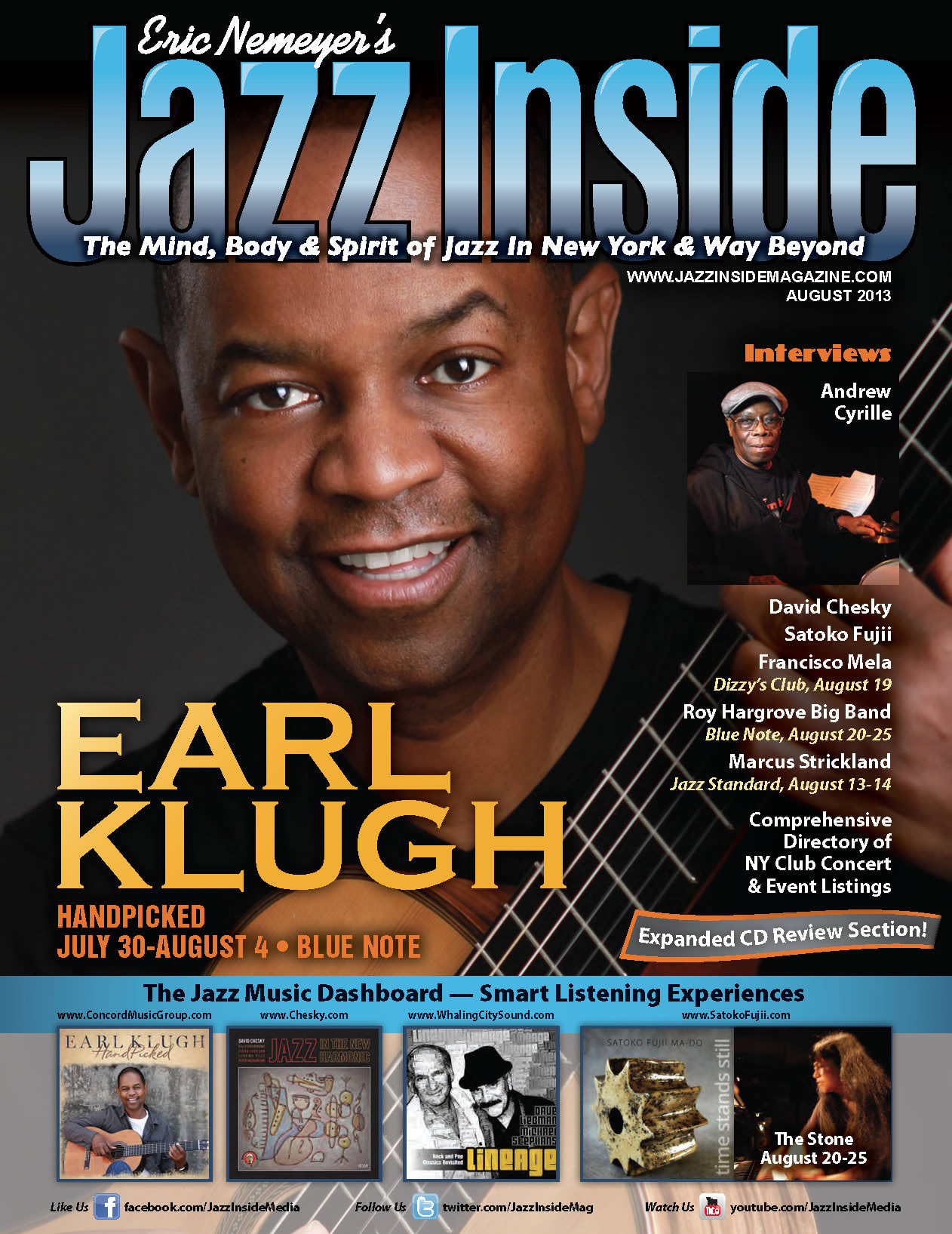 Jazz Inside, Vol. 5, No. 1, Earl Klugh - Our Publications - Jazz Inside | Jazz Improv | Jazz ...