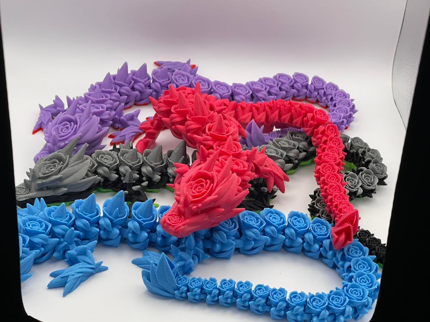 Rose Dragon - Dragons - EDEM 3D Printing | 3D Printing & Laser Engraving