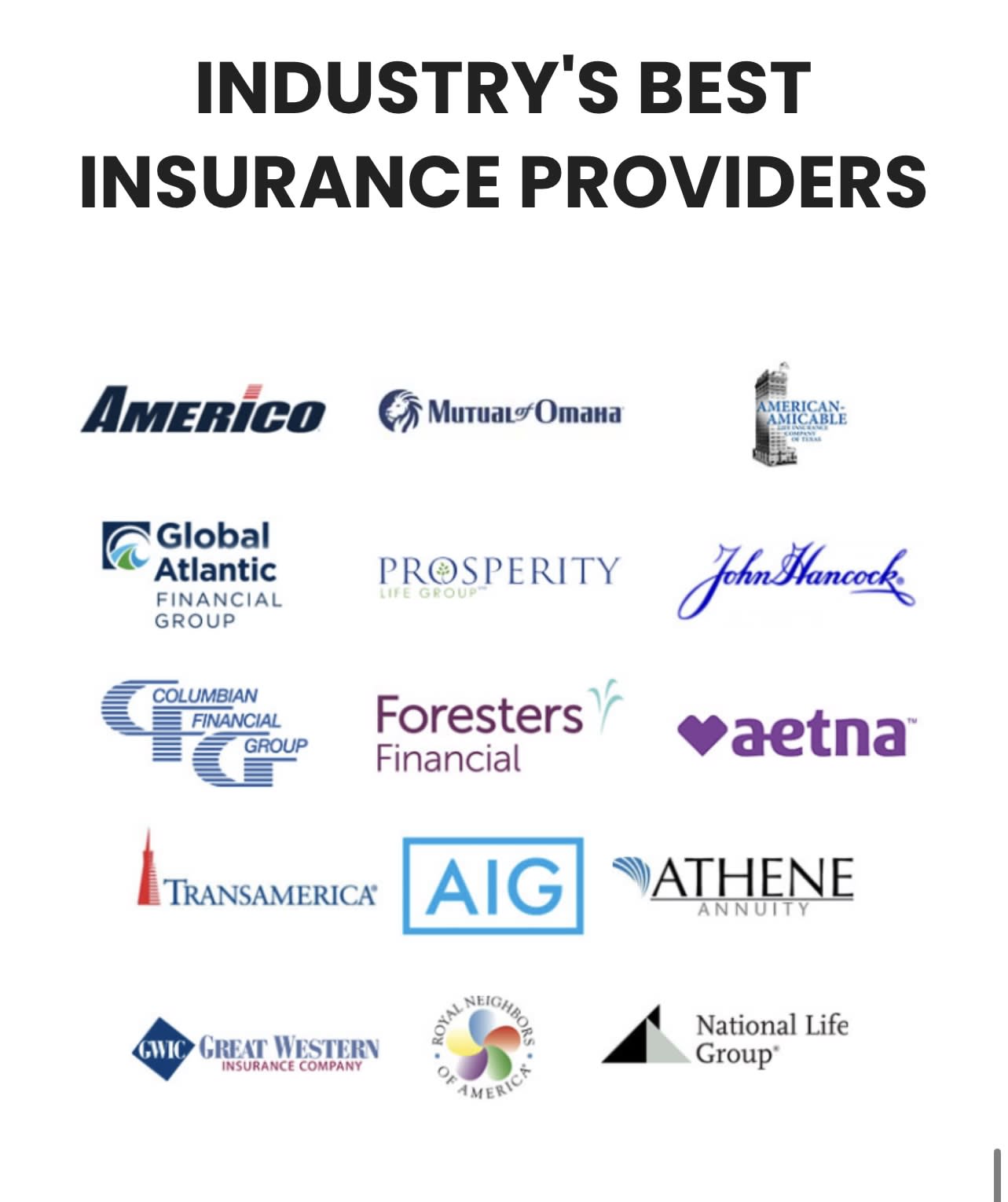 A-1 Insurance Carriers - TYPES OF INSURANCE - WPJ | Life Insurance ...