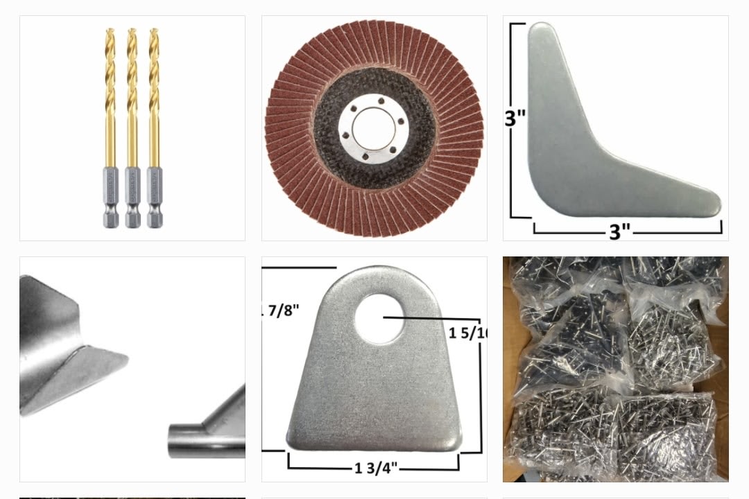 Race Car Building Supplies Package - Roll Cage Supplies & Rivets ...