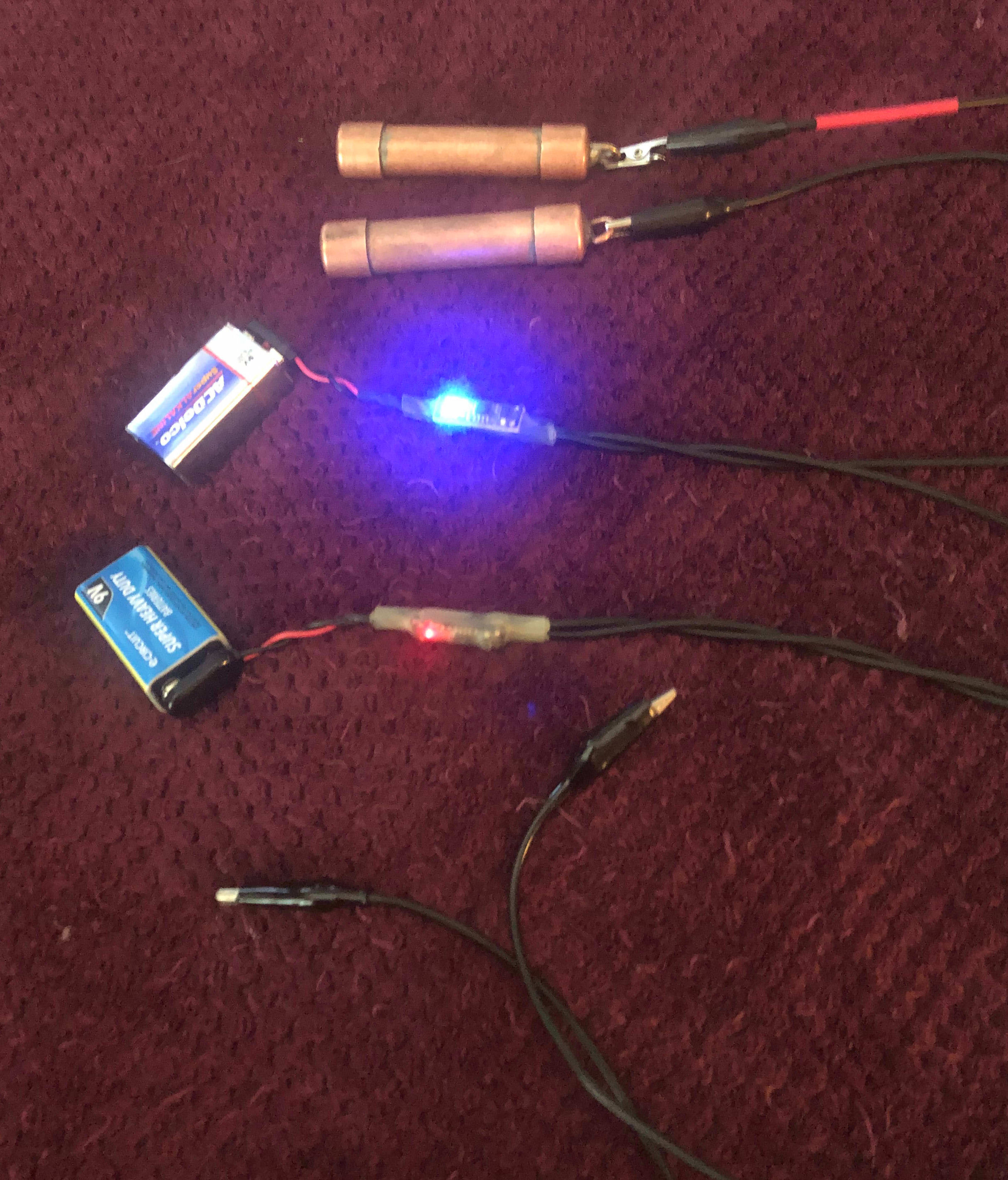 Copper and Quartz Handles With Leads - Frequency Healing Inventions ...