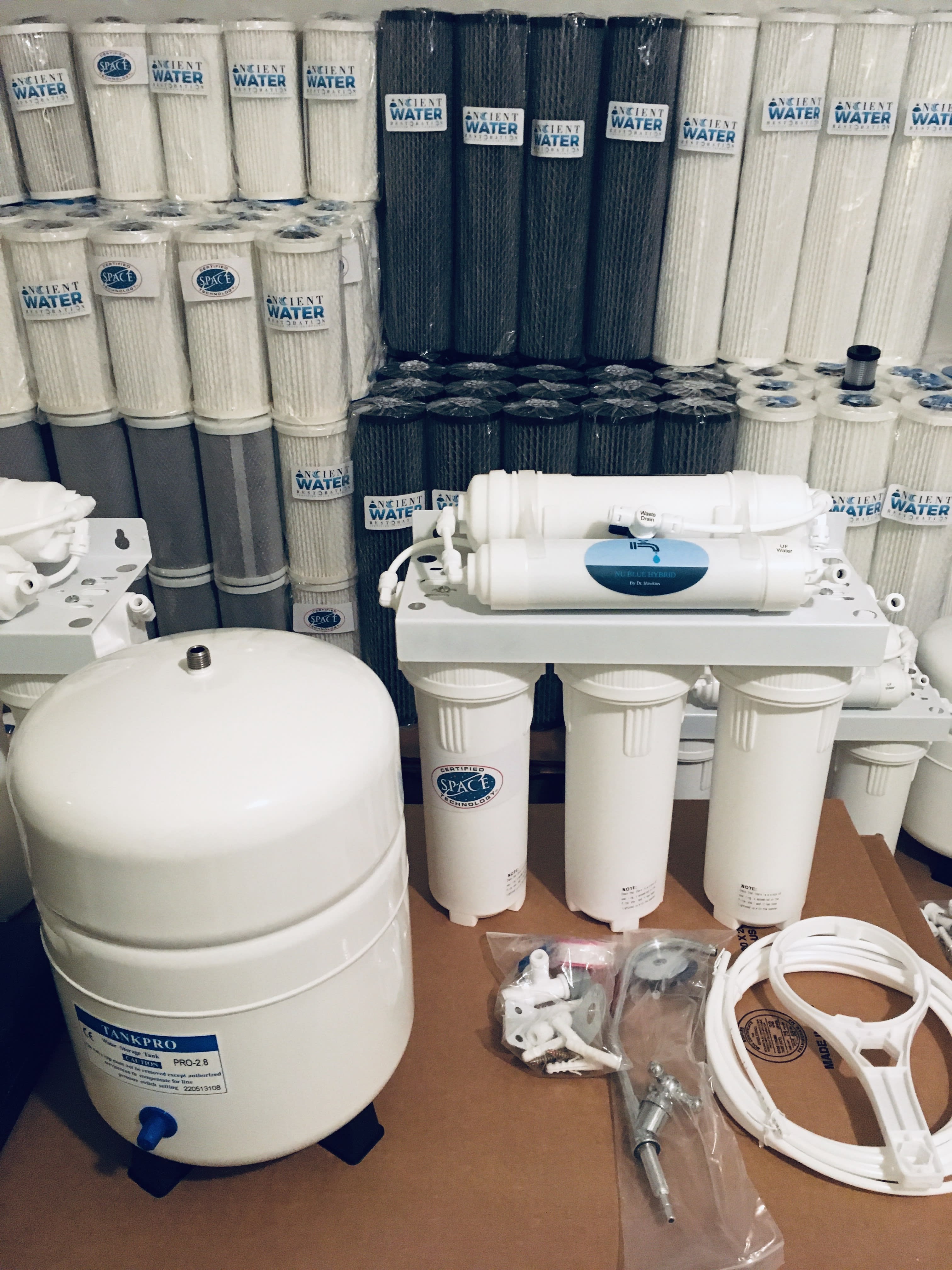 NU Blue Hybrid - NASA-Based Kitchen Sink Water Filtration System ...