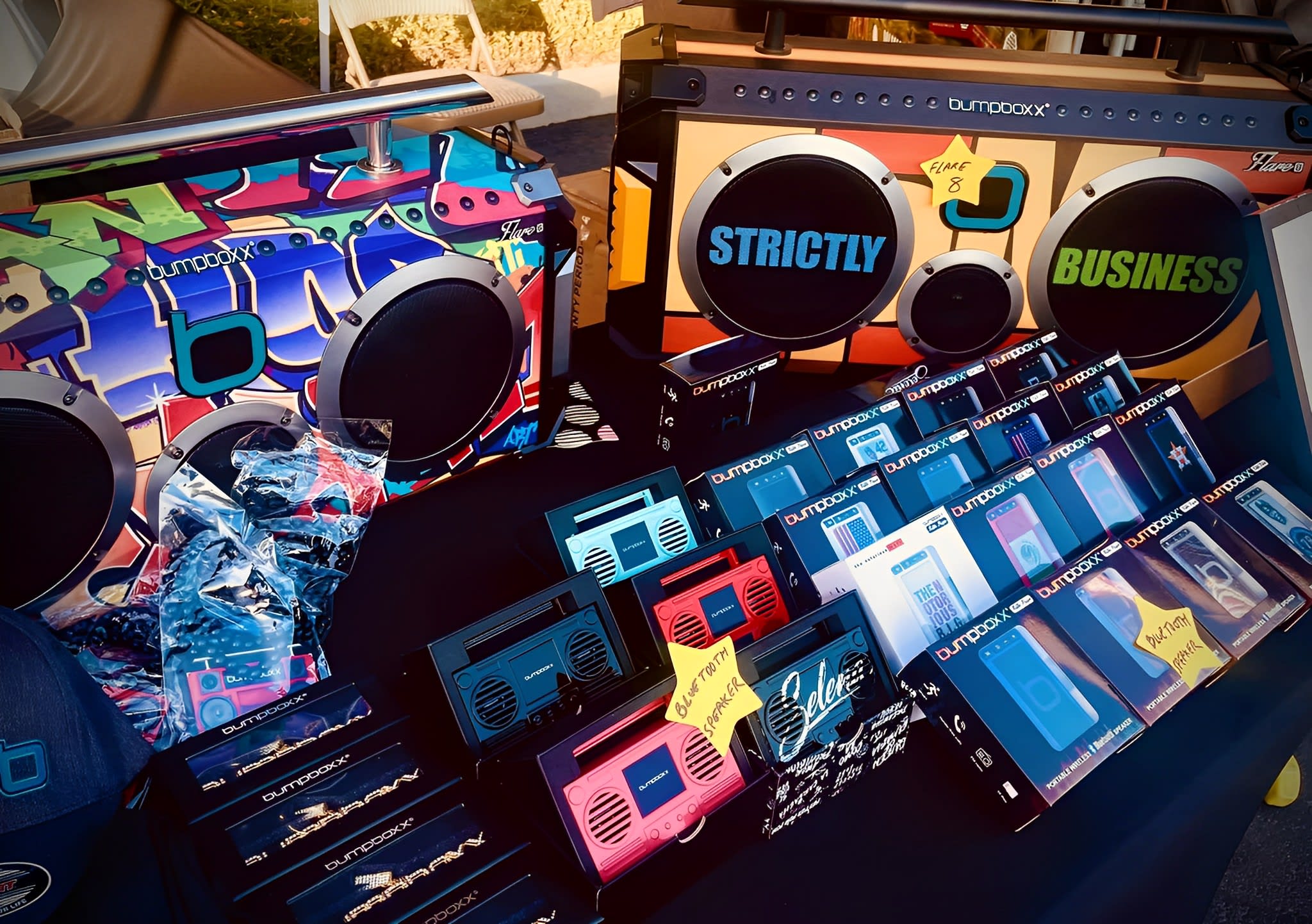 JJ Mix Business as Usual | Apparel and Bumpboxx Bluetooth Speakers in ...