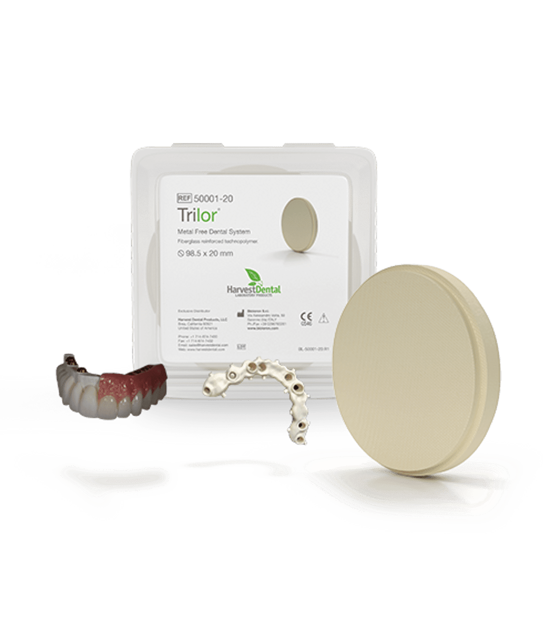 Harvest Dental Trilor - Dental Milling Materials - The Dental Brothers ...