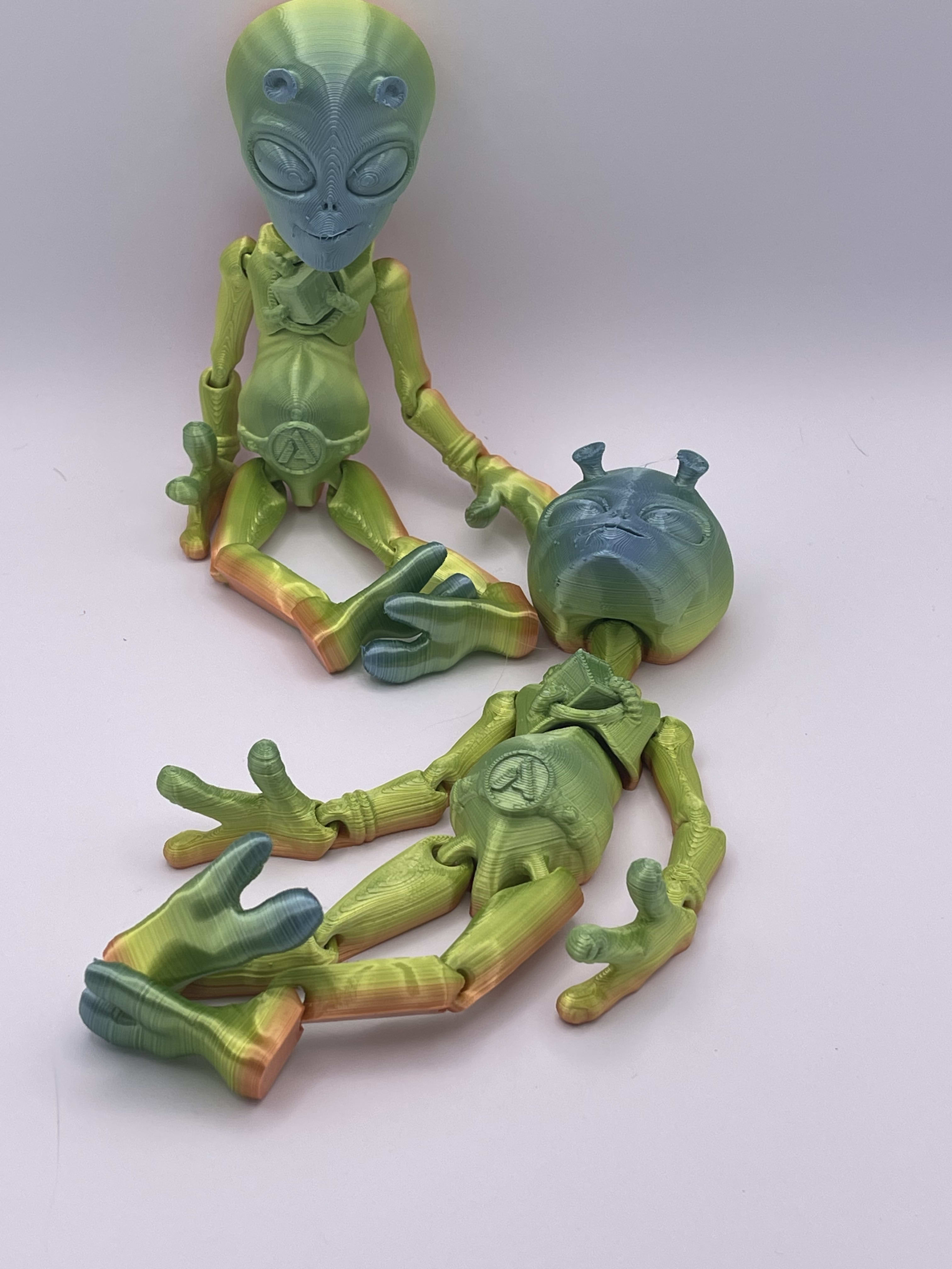 The Flexi Alien - Art - EDEM 3D Printing | 3D Printing & Laser ...
