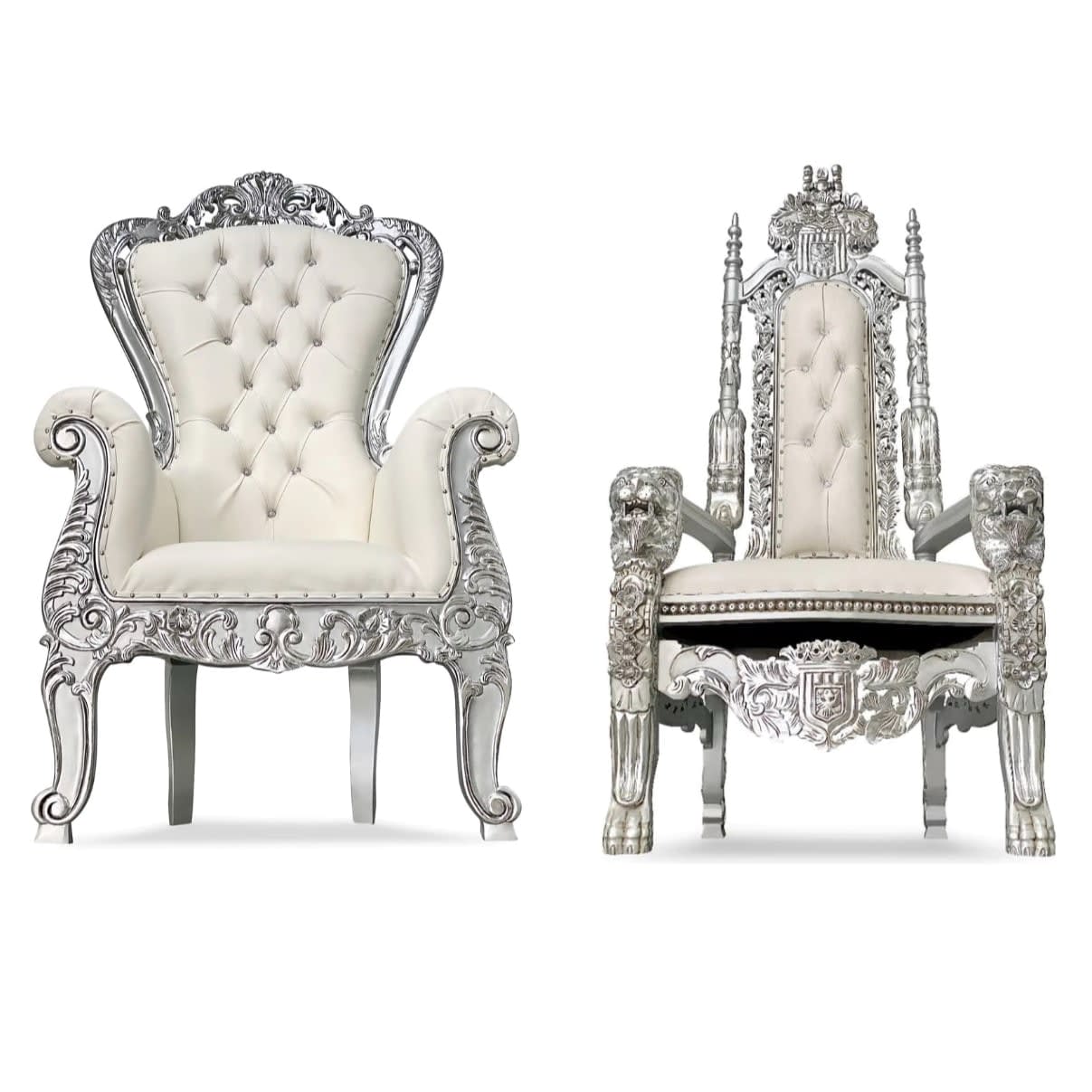 King and Queen Chairs - Throne Chairs - Mark IV Elegant Creations ...