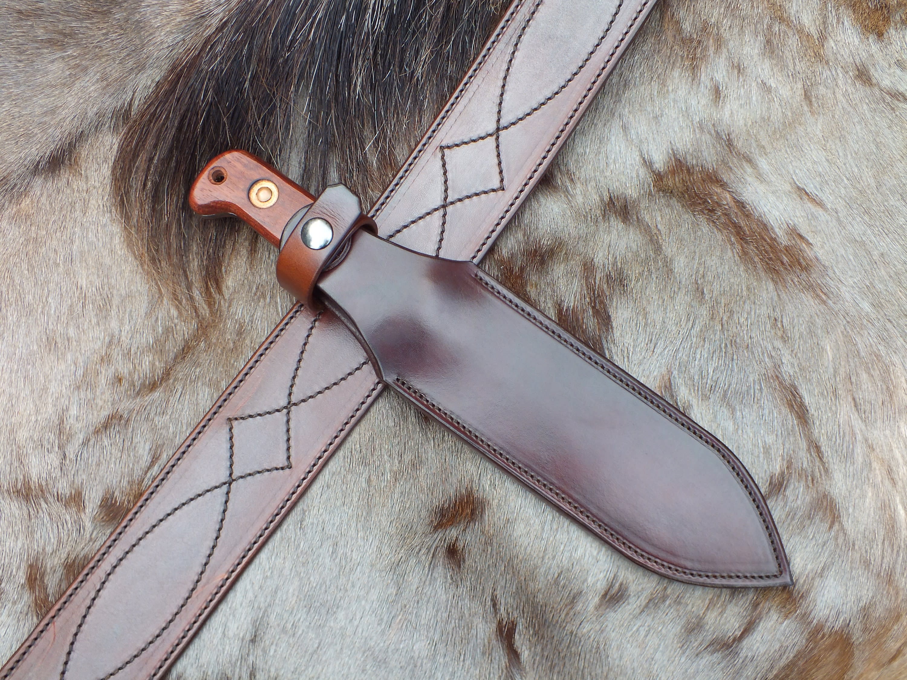 MOD Survival Knife Sheath, Mk 5. - Leather Goods - GRH Leather | Custom ...