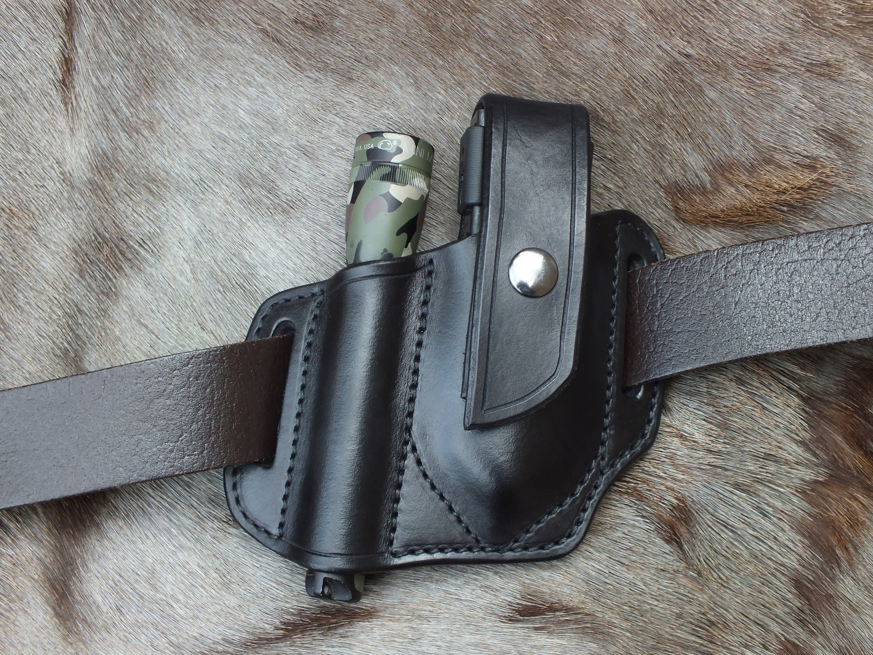 Made to Order, Leather Sheath to fit Gerber Multiplier and Double A ...