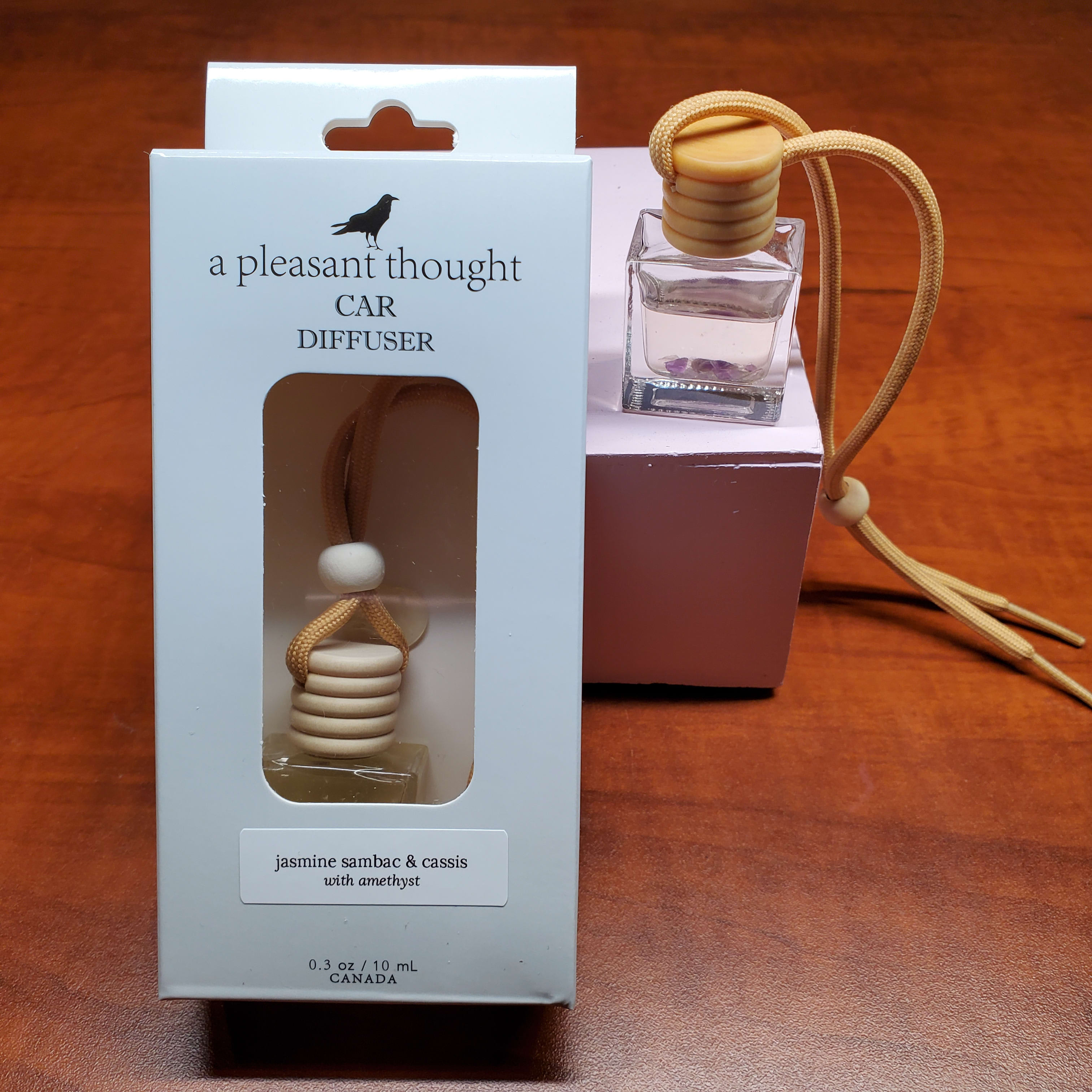 Jasmine Sambac And Cassis Car Diffuser Amethyst Crystals Car