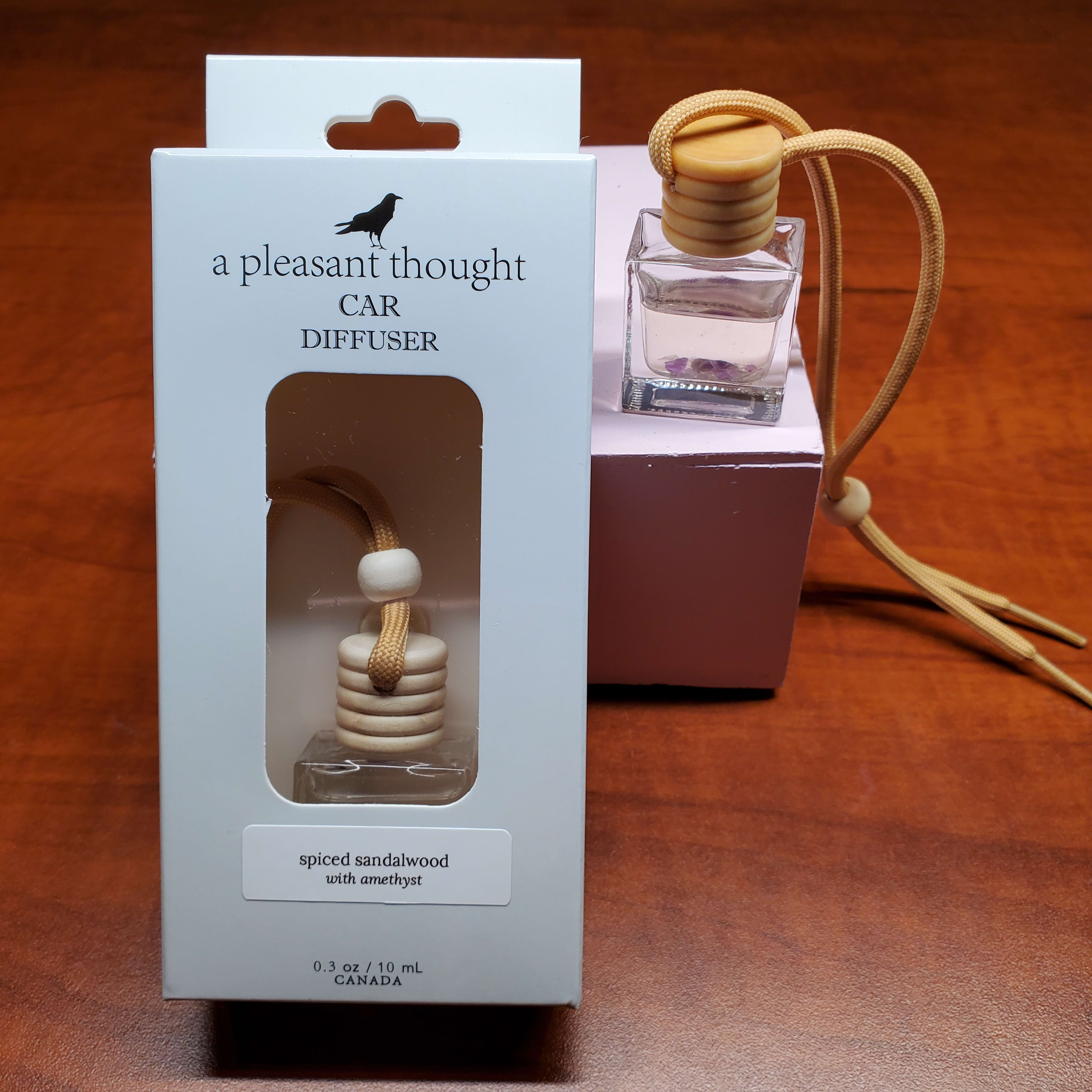 Spiced Sandalwood Car diffuser - Amethyst crystals car diffusers ...