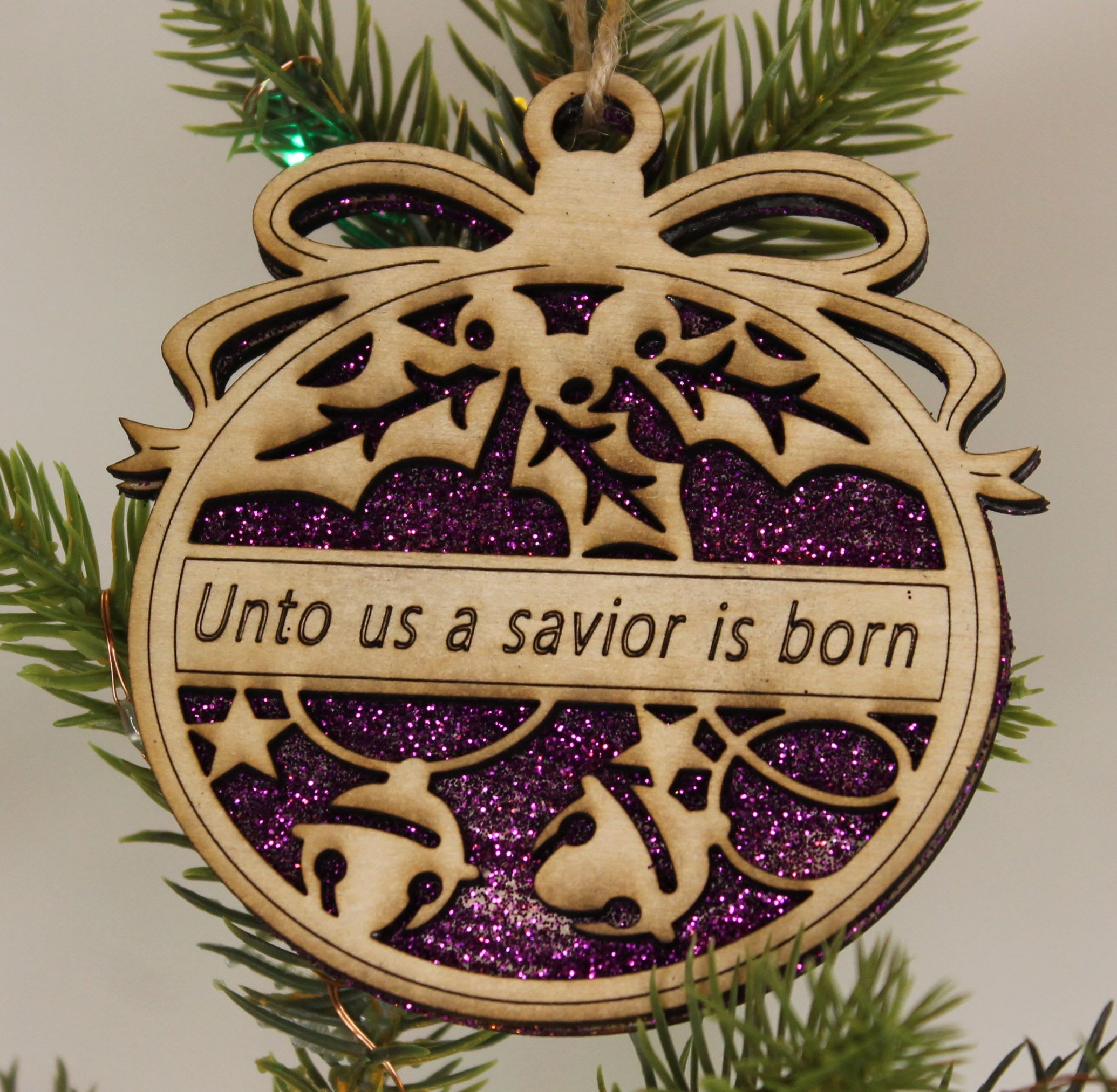 3D Hand painted Christmas Ornament D - Christmas - Piddle Craft ...