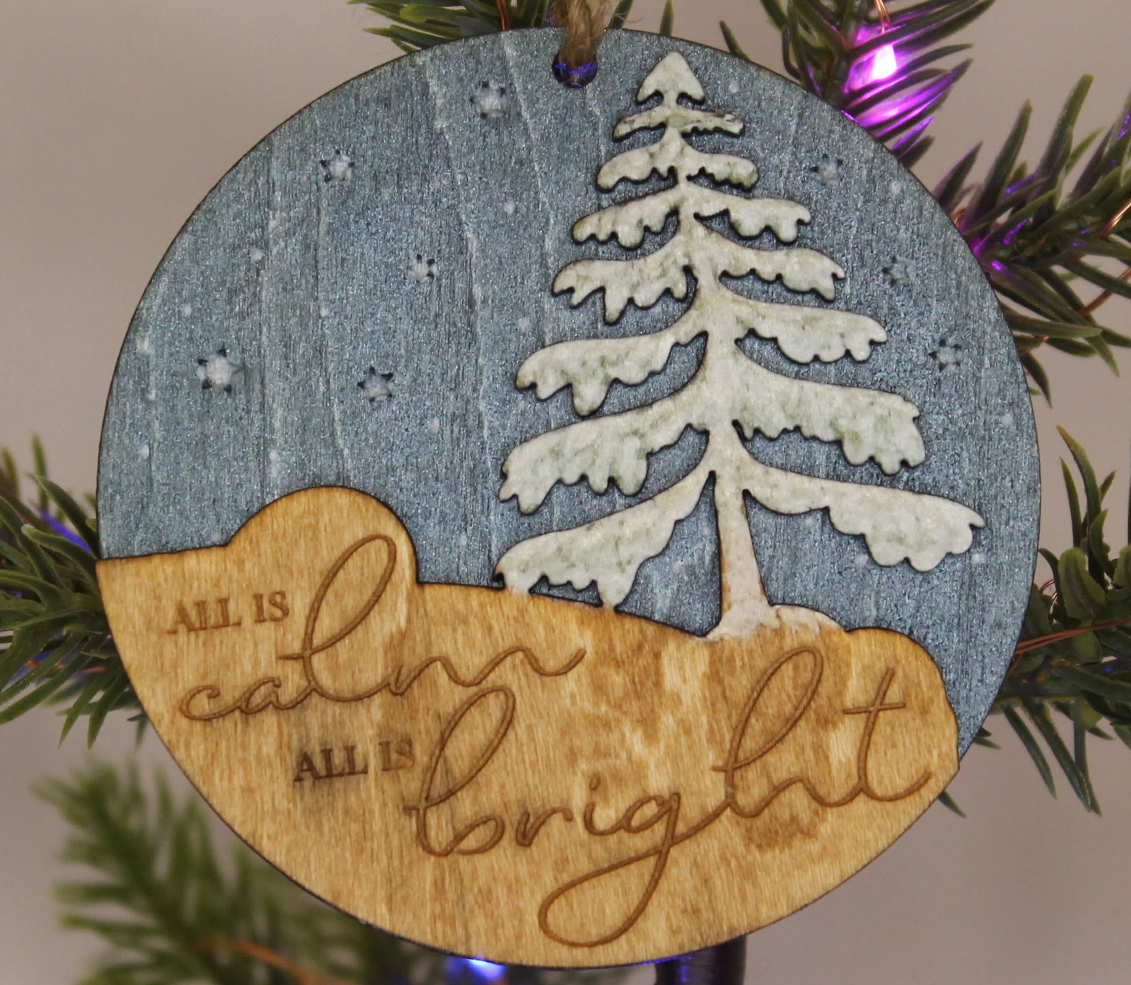 3D Hand painted Christmas Ornament A - Christmas - Piddle Craft ...