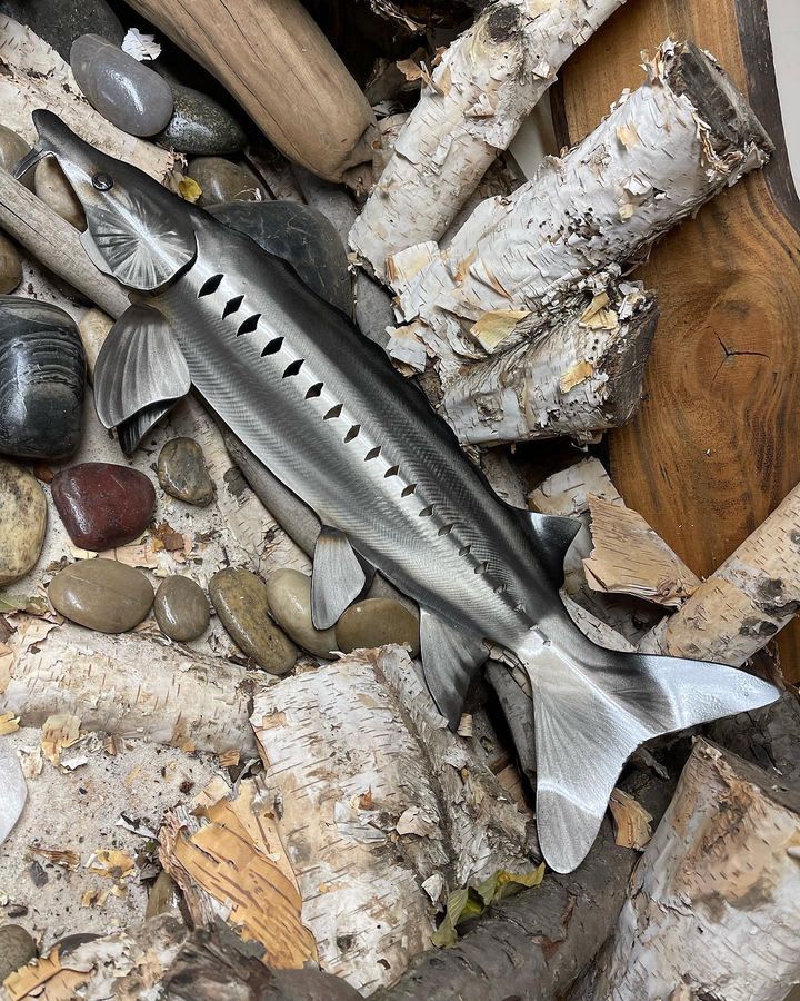 Sturgeon - SOLD Metal Artwork - Jerry Ross Custom Metal Artwork | Metal ...