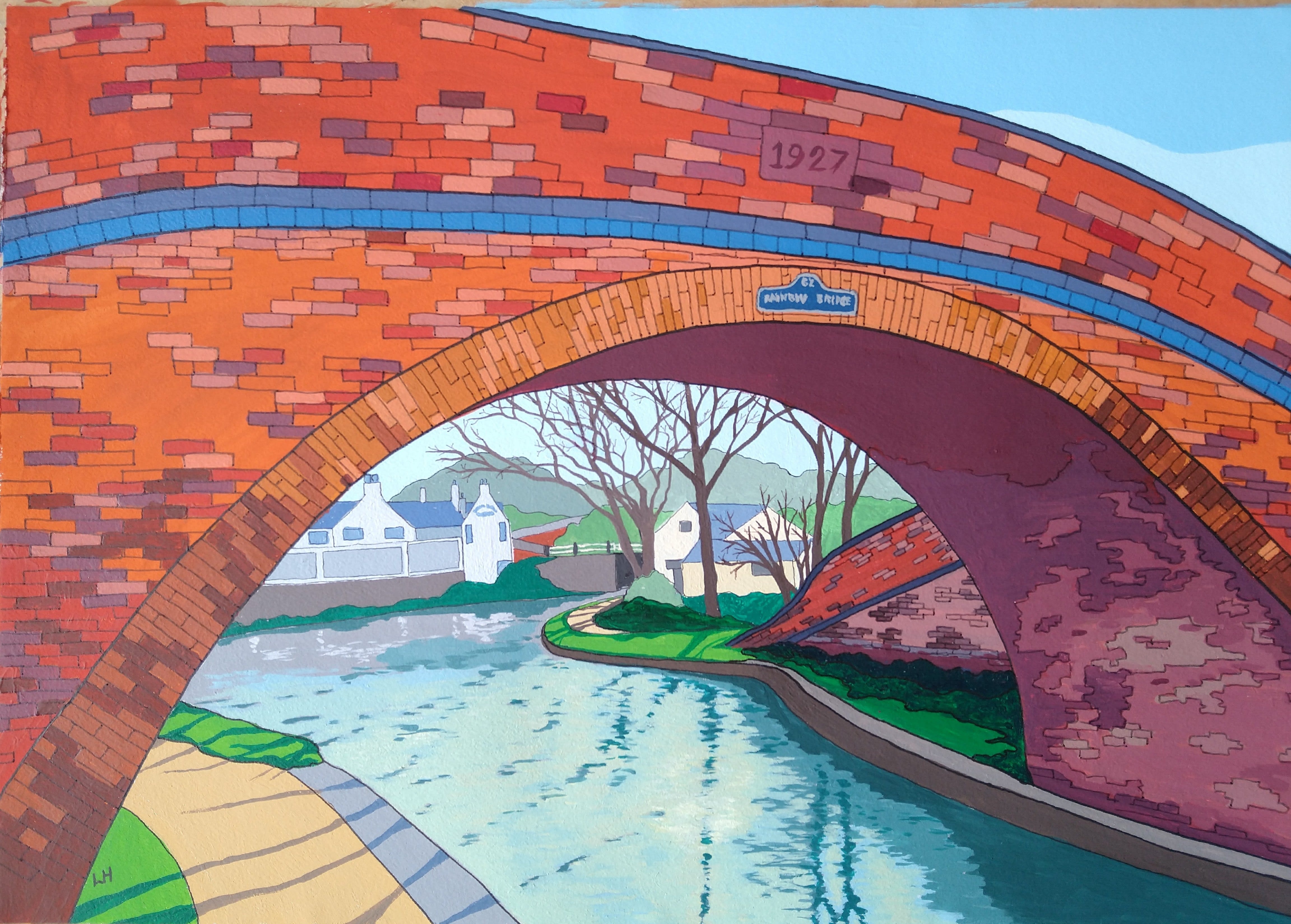 Rainbow Bridge - Original Paintings - Liz Hadley Art | Local Artist in ...