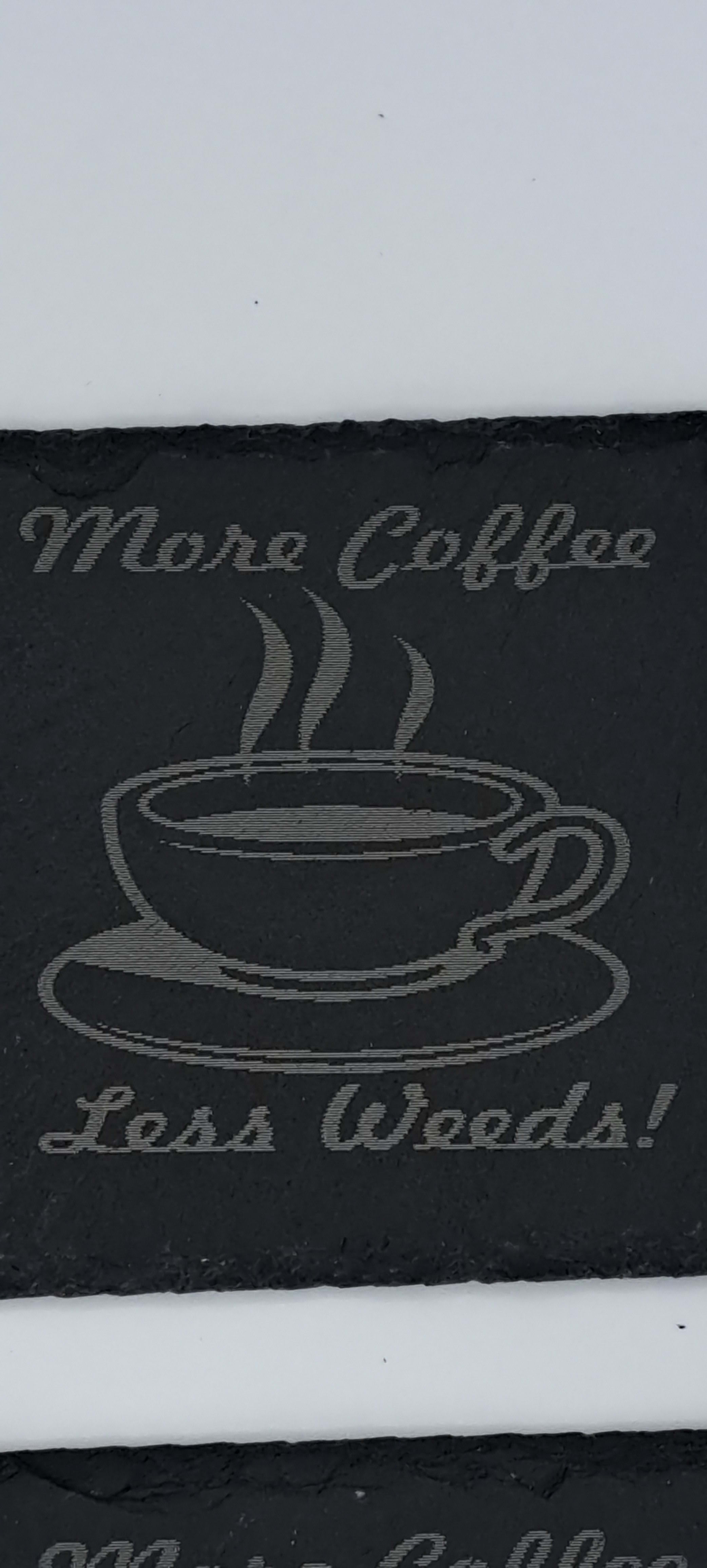 Custom Engraved Slate Coasters - Engravings - Midline Graphics ...