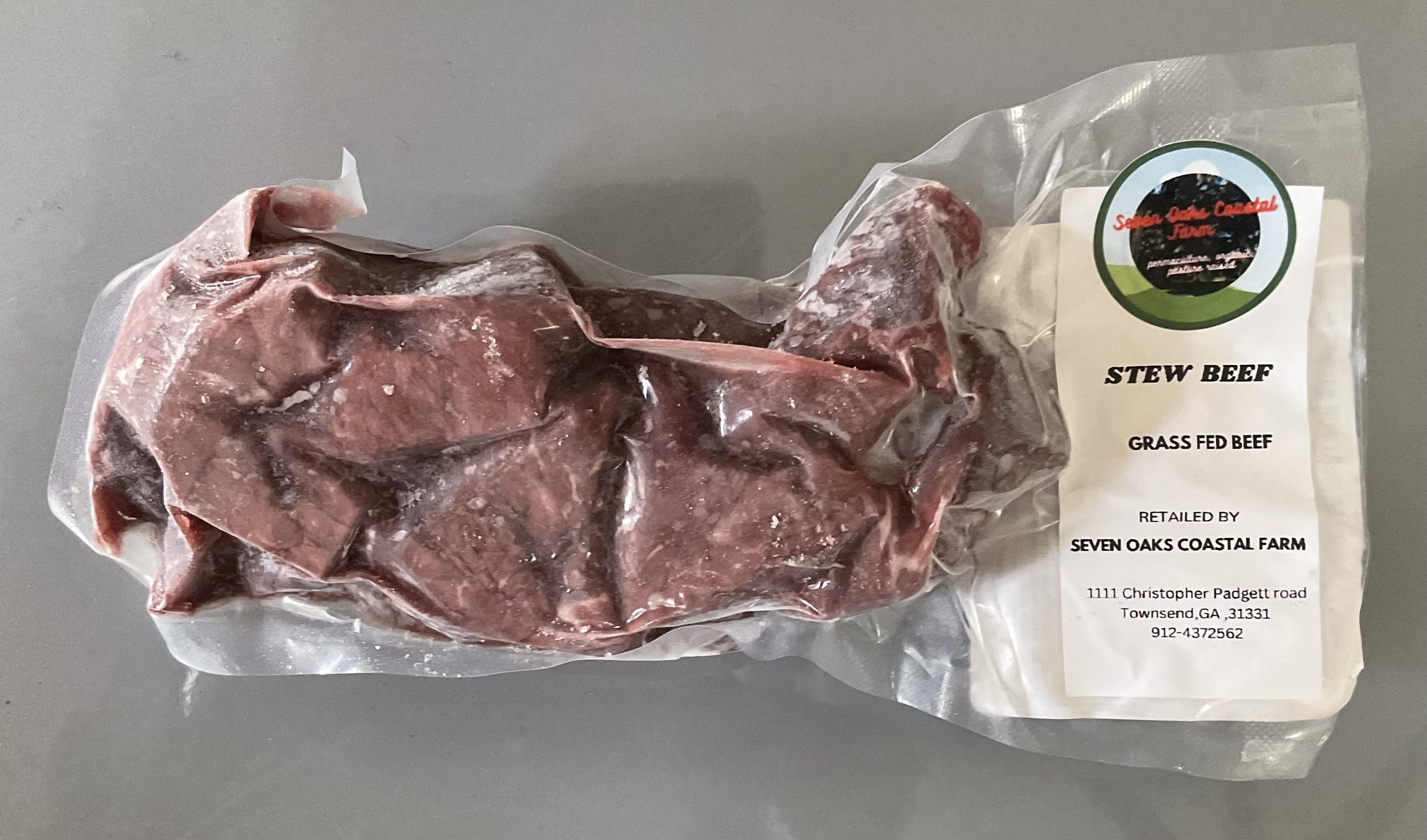 Stew beef (1.14 lbs) - Grass fed beef — The Buffalo Ranch - Seven Oaks ...