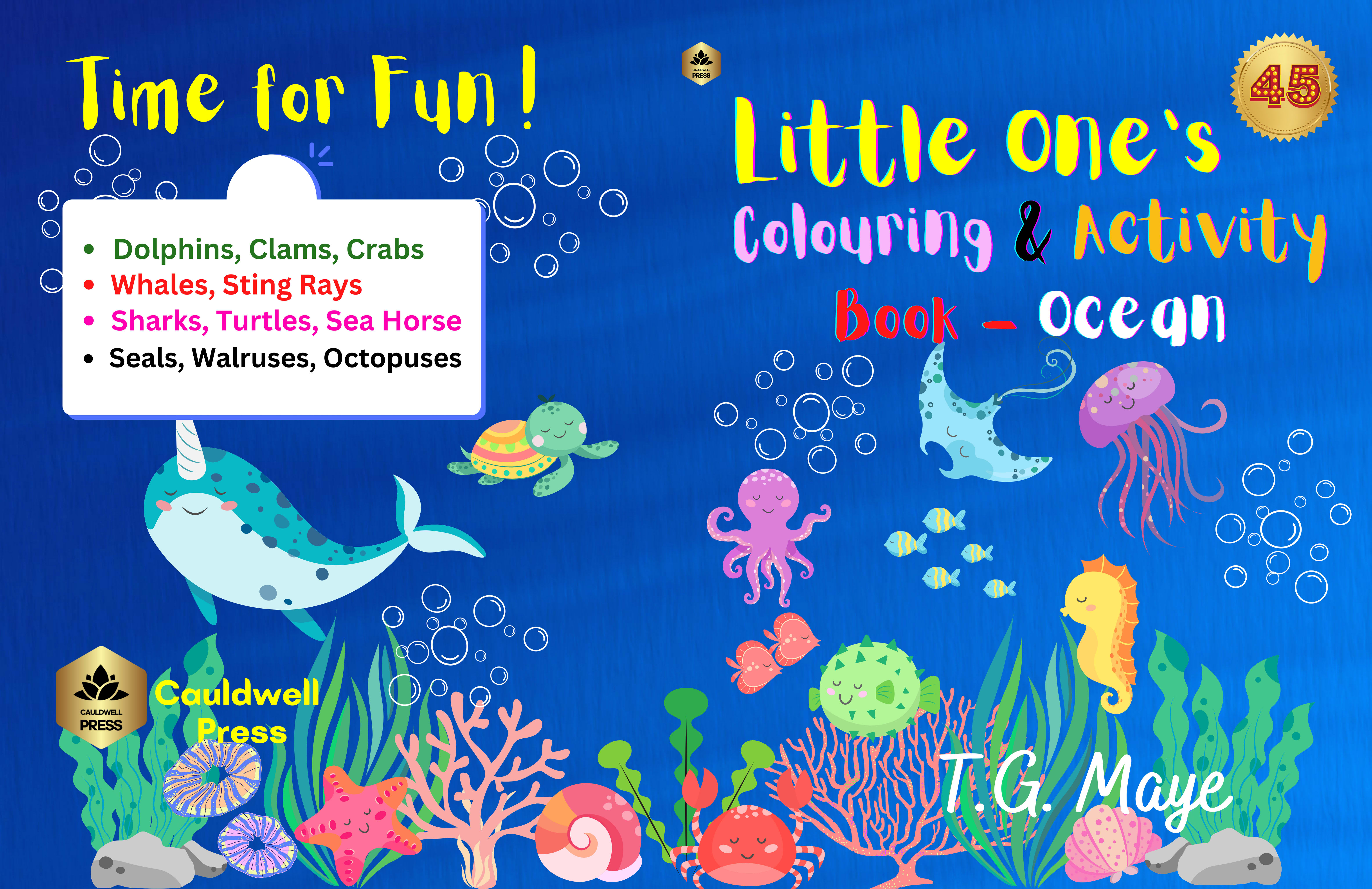 Little One's Colouring & Activity Book - Ocean - Colouring and Activity ...