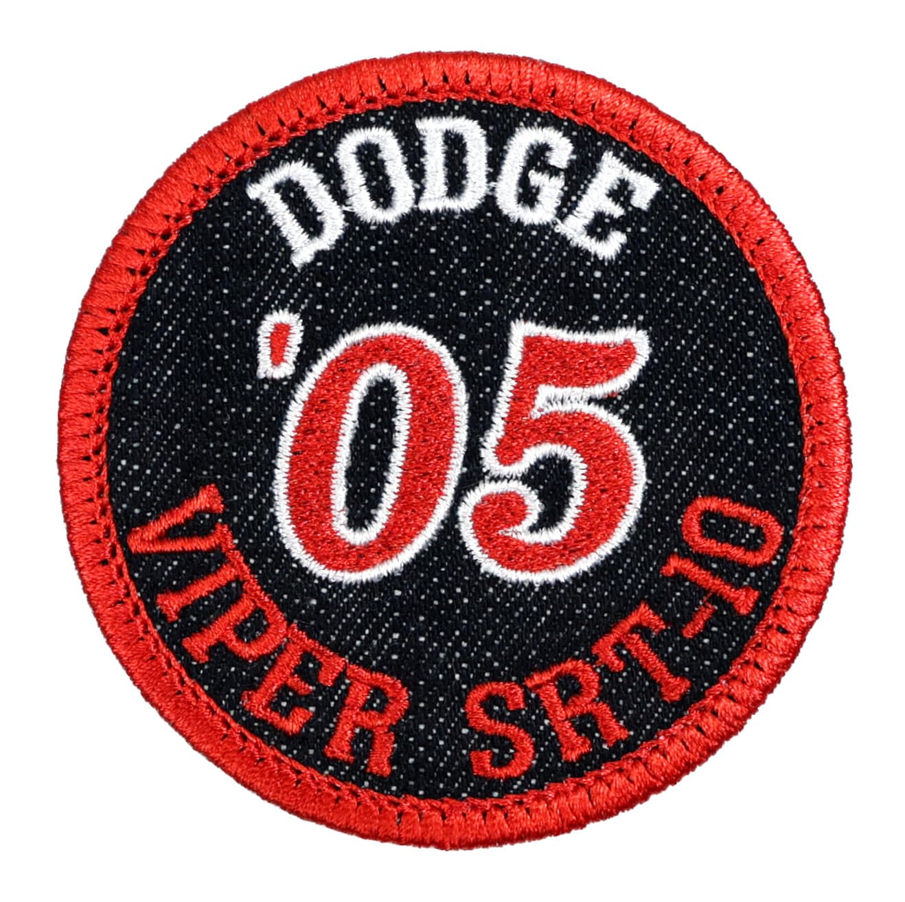 2005 Dodge Viper SRT-10 Embroidered Patch Bkd/Red - Patches - 2000's ...