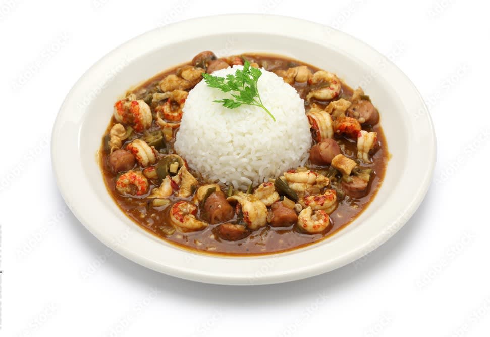 Gumbo with a side of rice - Handcrafted Appetizers - Lynasia's Lunch ...