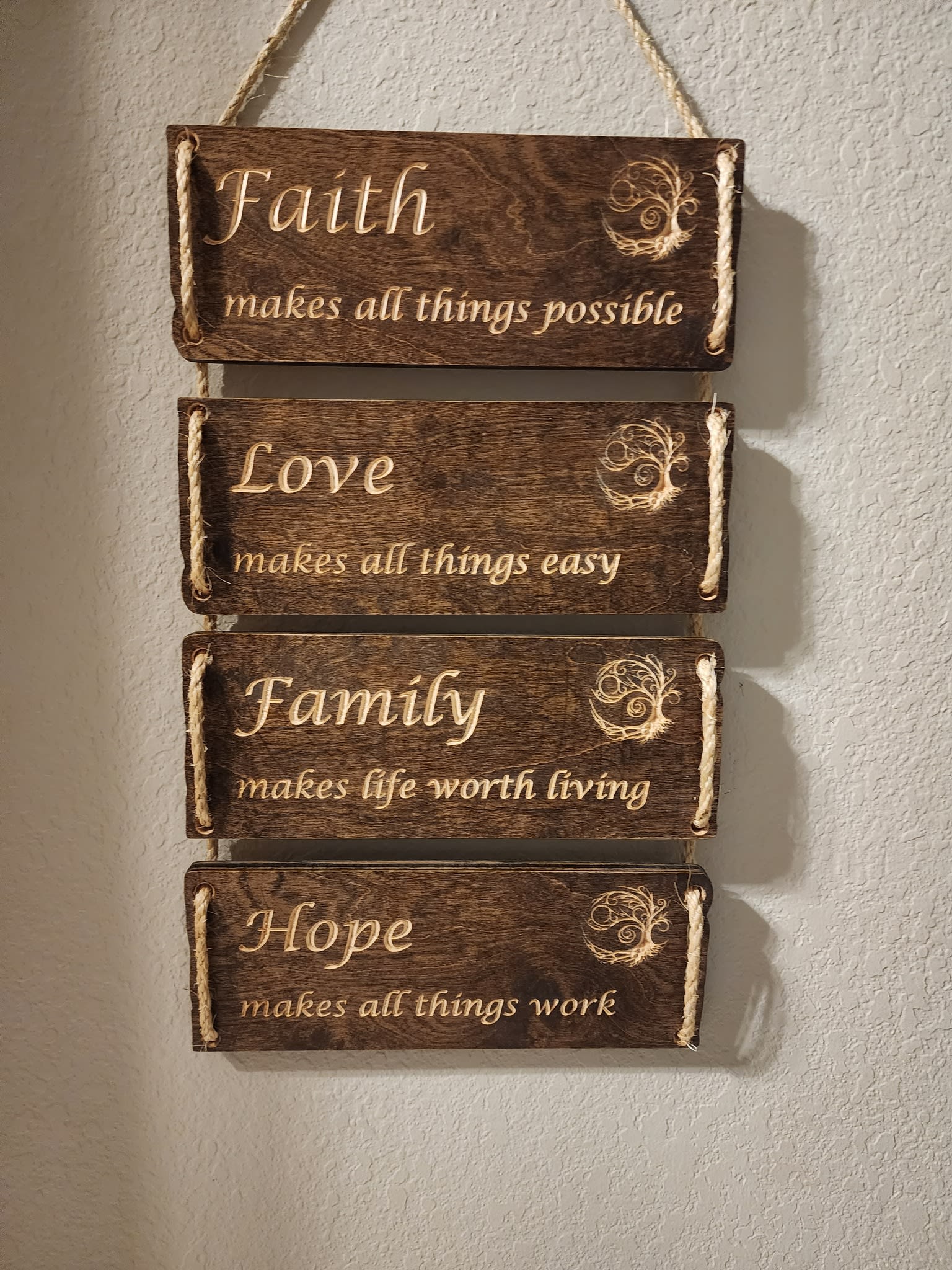 Family Values - Family Signs - Al Custom Wood Signs | Wimberley Custom ...