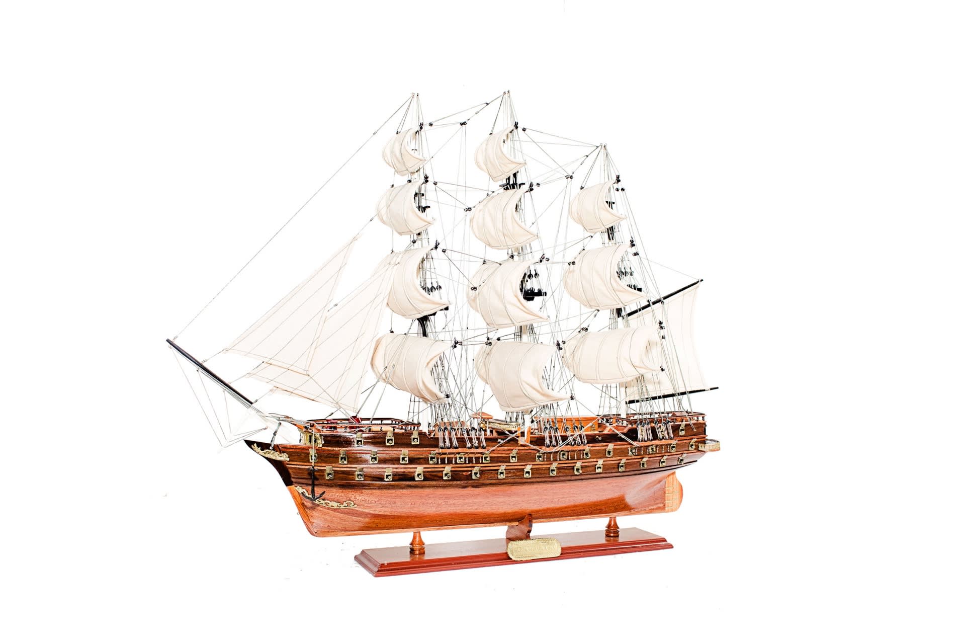 NAPOLEON - Wooden old model ship - Handmade - Size 104cm Length