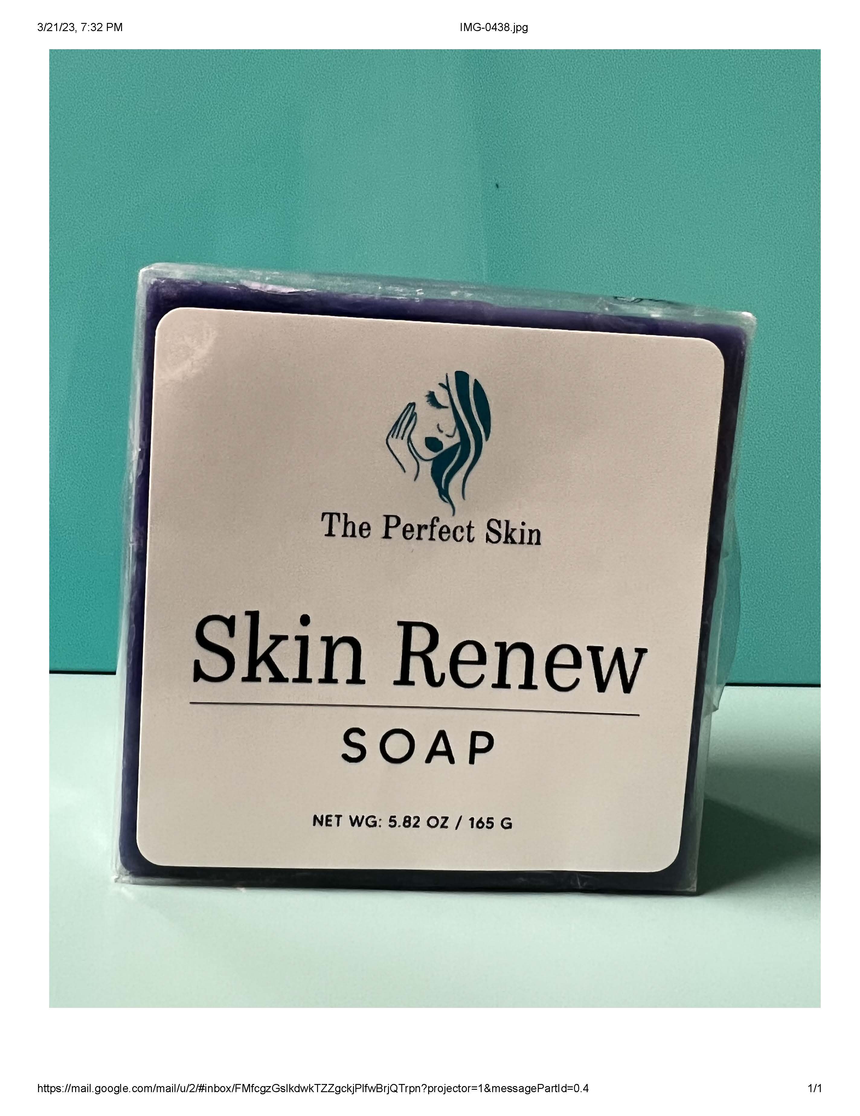 Skin Renew Soap - Skin Care Products - The Perfect Skin | Spa Facial ...