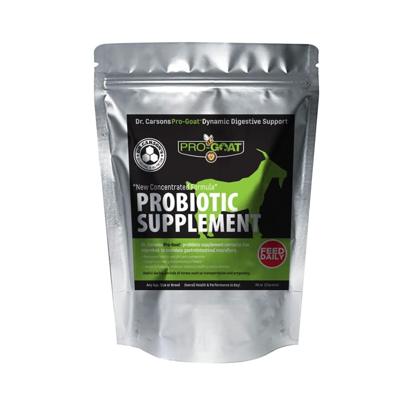 PRO-GOAT® Probiotic Supplement - Products for Farm Animals - Dr. Carson ...