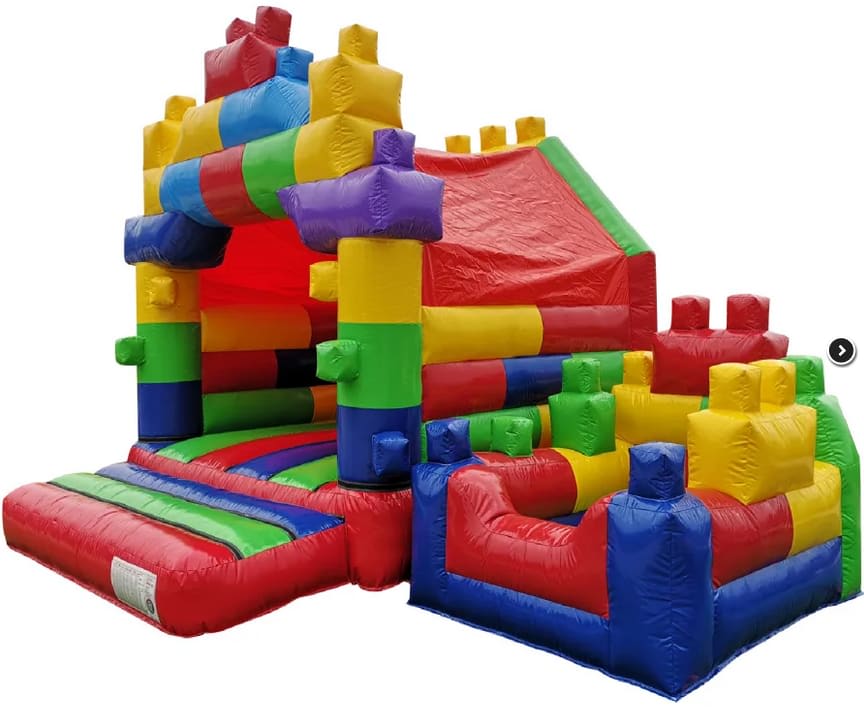 Lego Bouncy Castle and Ball Pit - Inflatables - Bouncy Rascals ...