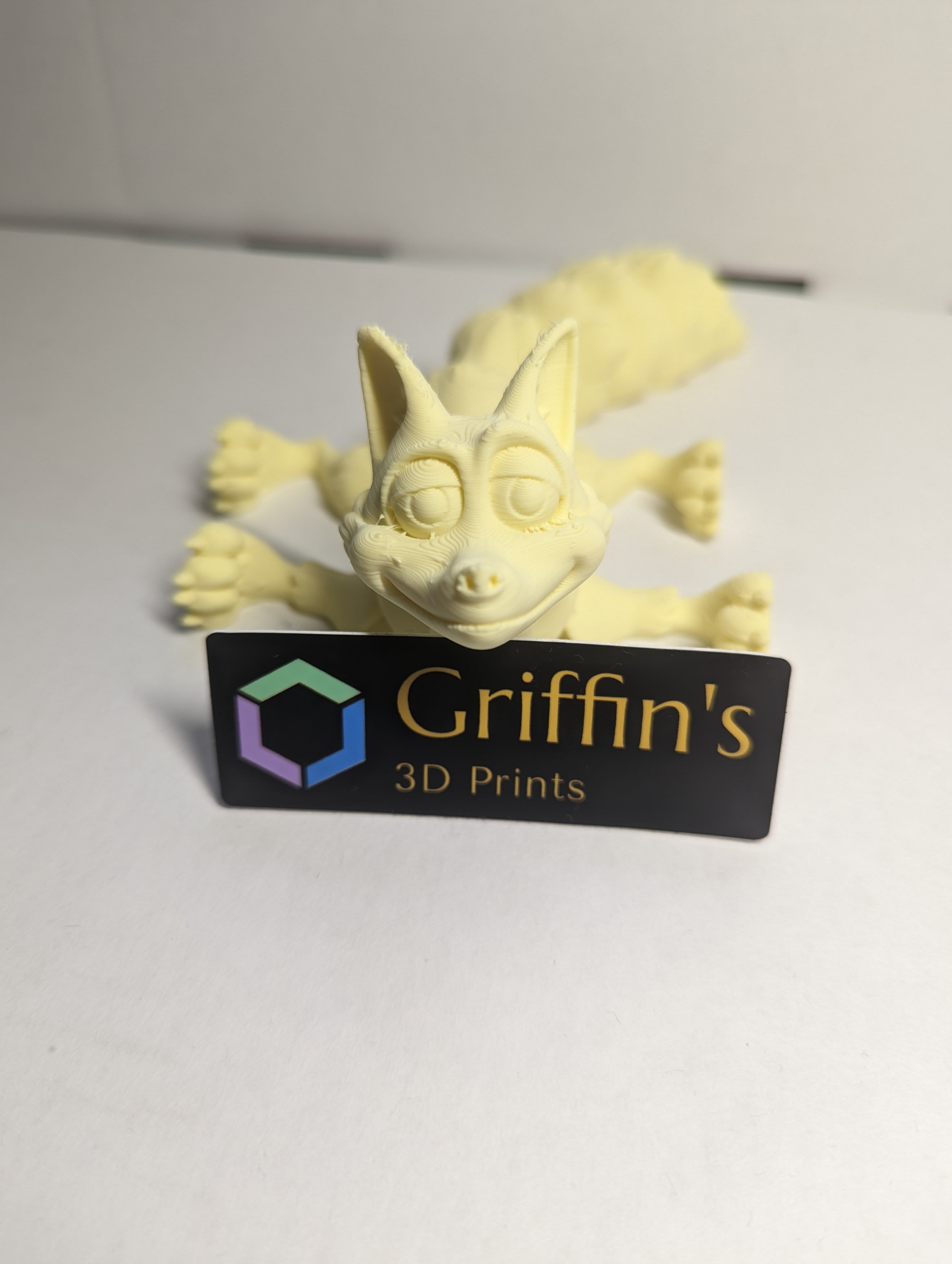 Articulated fox - Flexi Factory - 3D Printed Model Seller | Griffin's ...