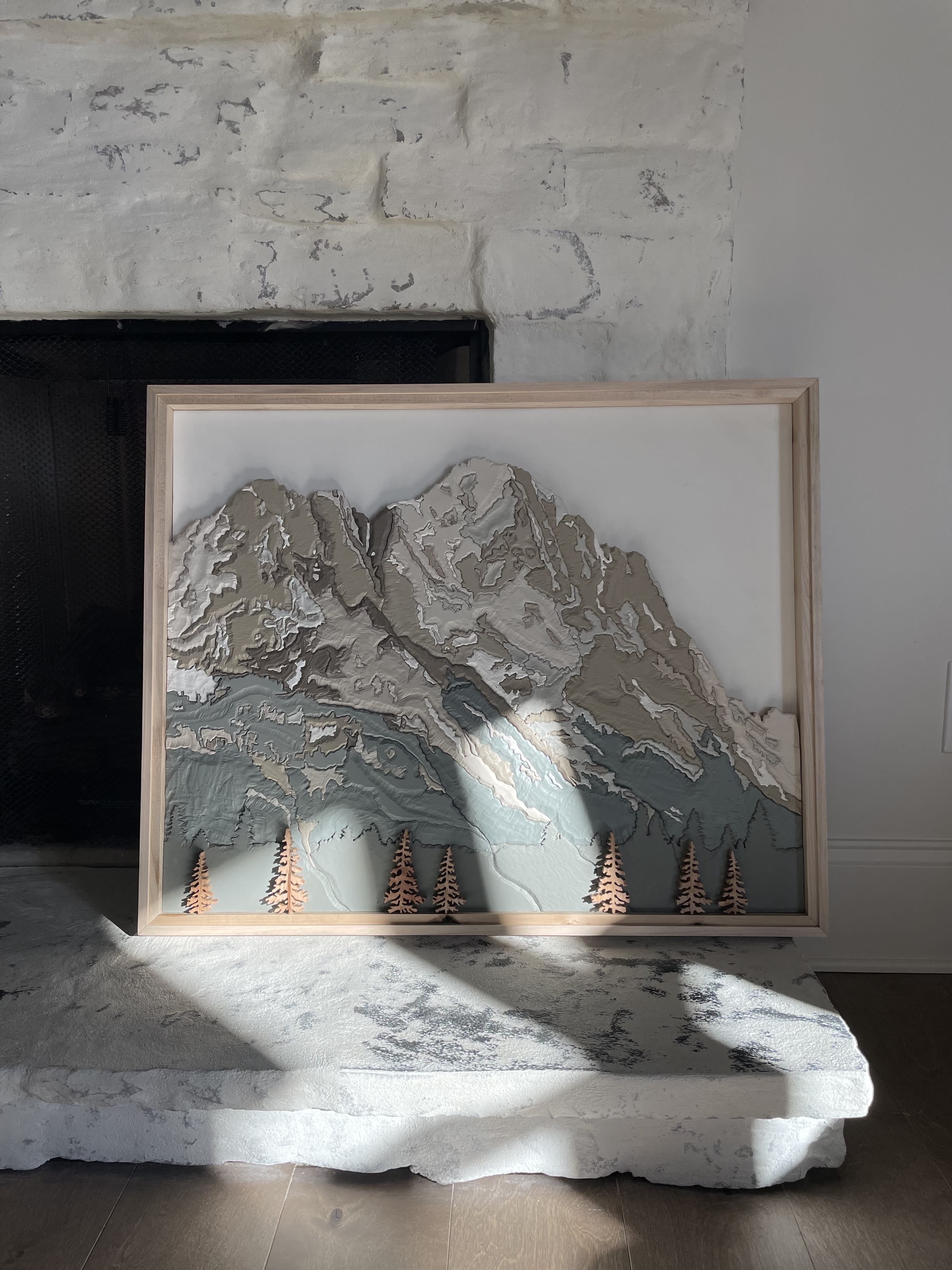 Sawtooth - Mountain Art - McCall’s Wood Works | Wood Artist in Ball Ground