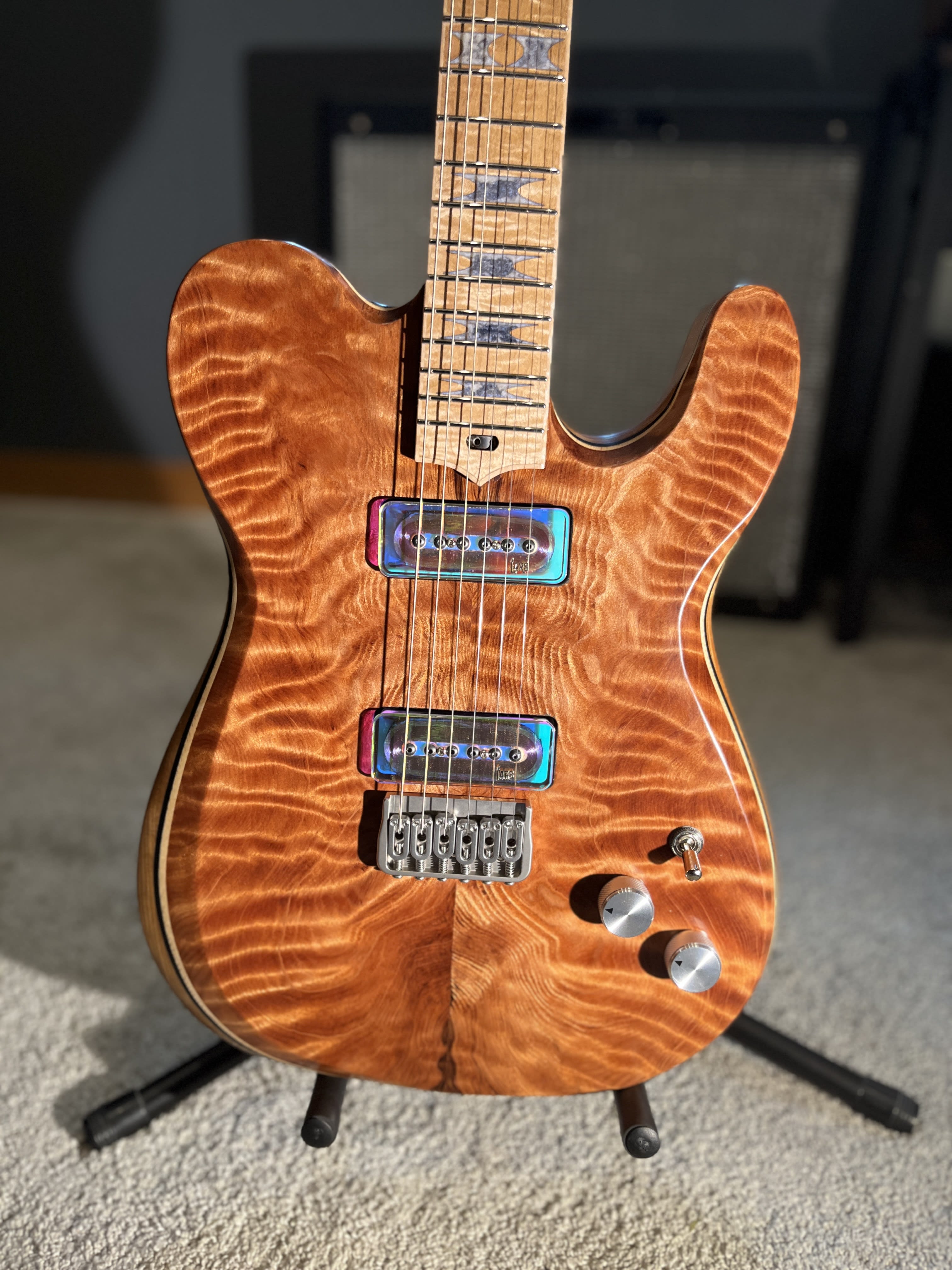 Redwood top T-syle - Handmade Custom Electric Guitars - 34 Guitars LLC ...