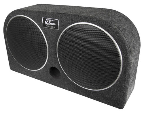 Hifonics 20cm 8" Built in Amp Bass Box Car Audio Sub woofer Hidden Slim ...