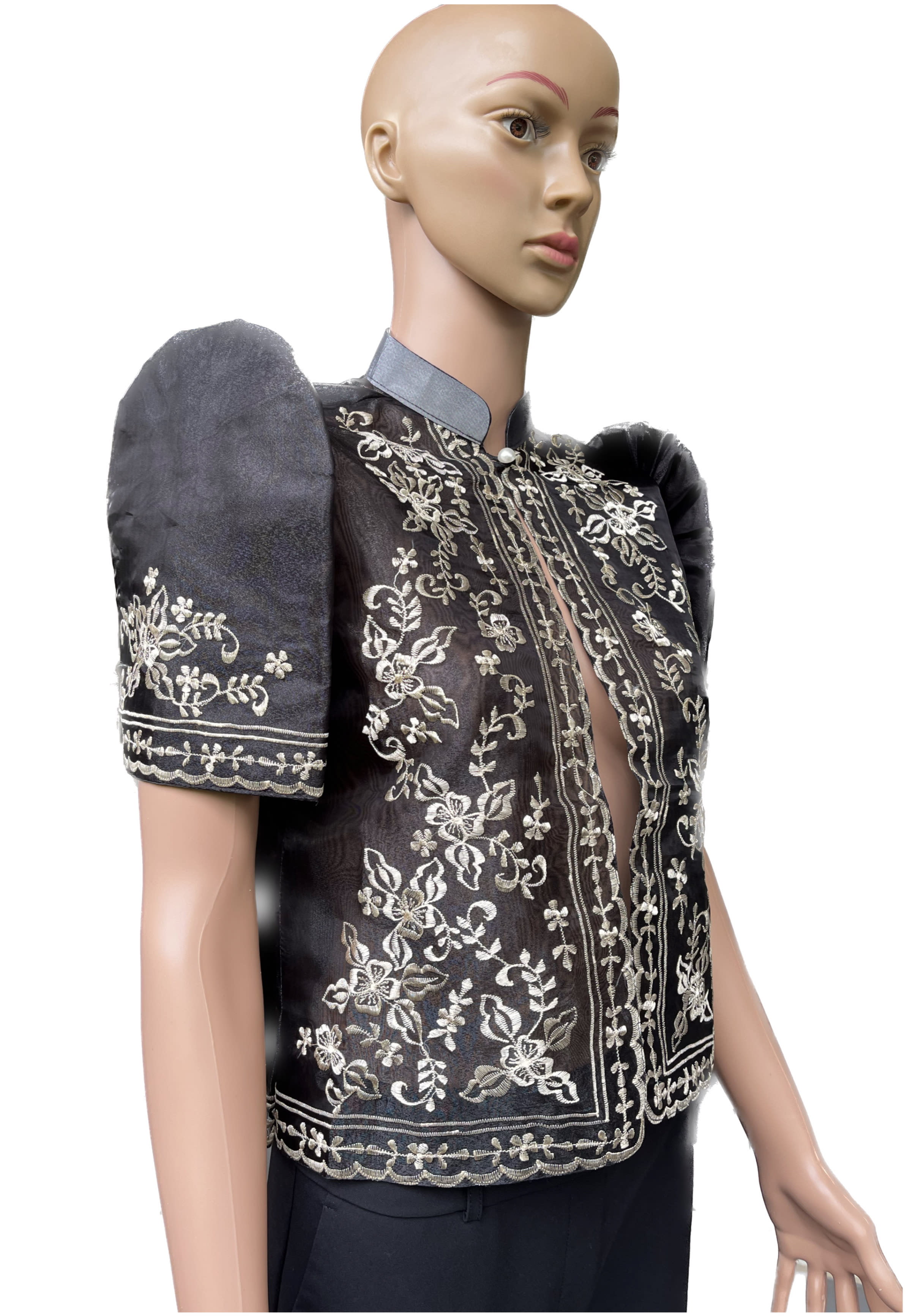 Classic Embroidered Filipiniana Blazer - Filipiniana Bolero - GCG ...