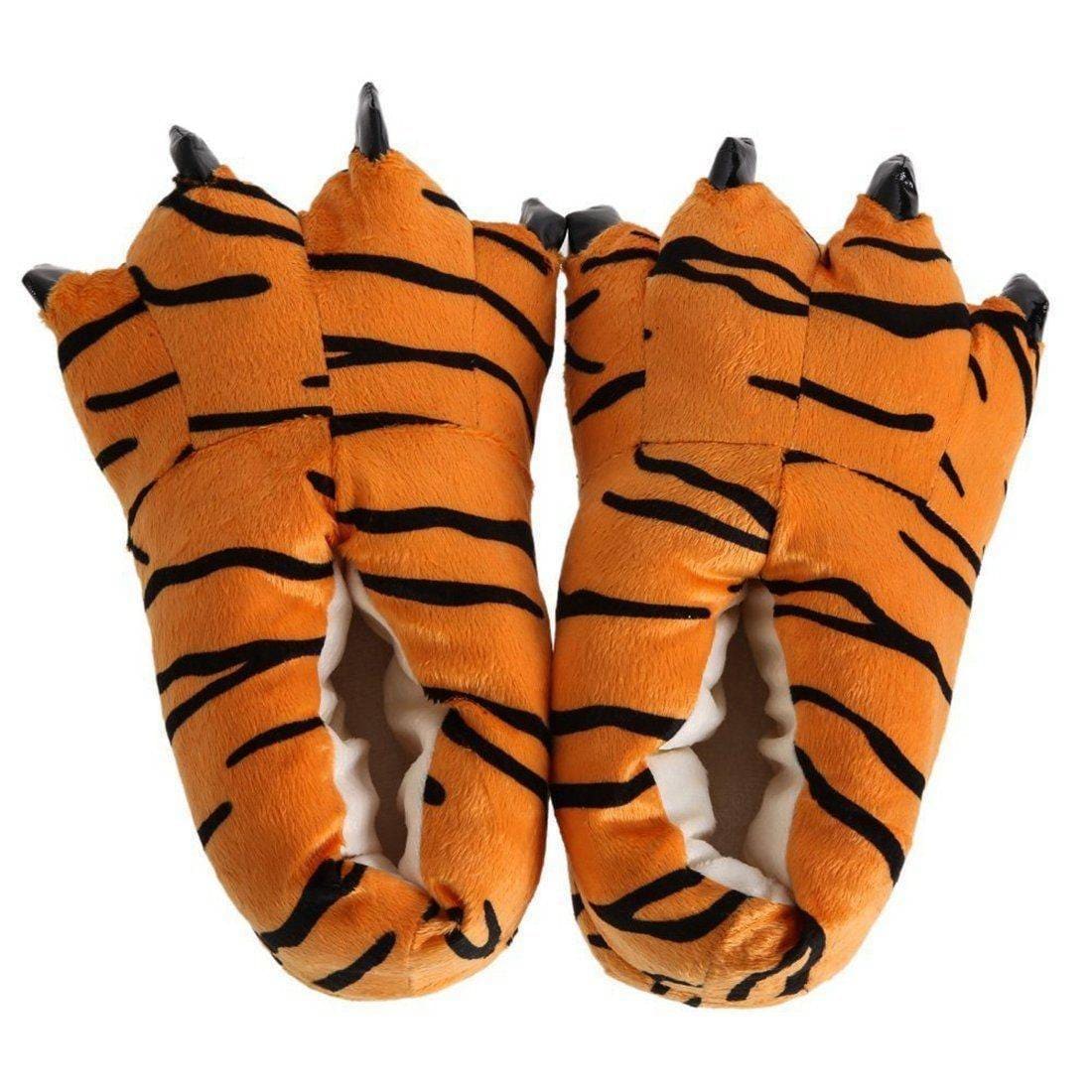 Tiger Paw Slippers - Slippers - Tiny T-Rex | Dinosaur Apparel and More
